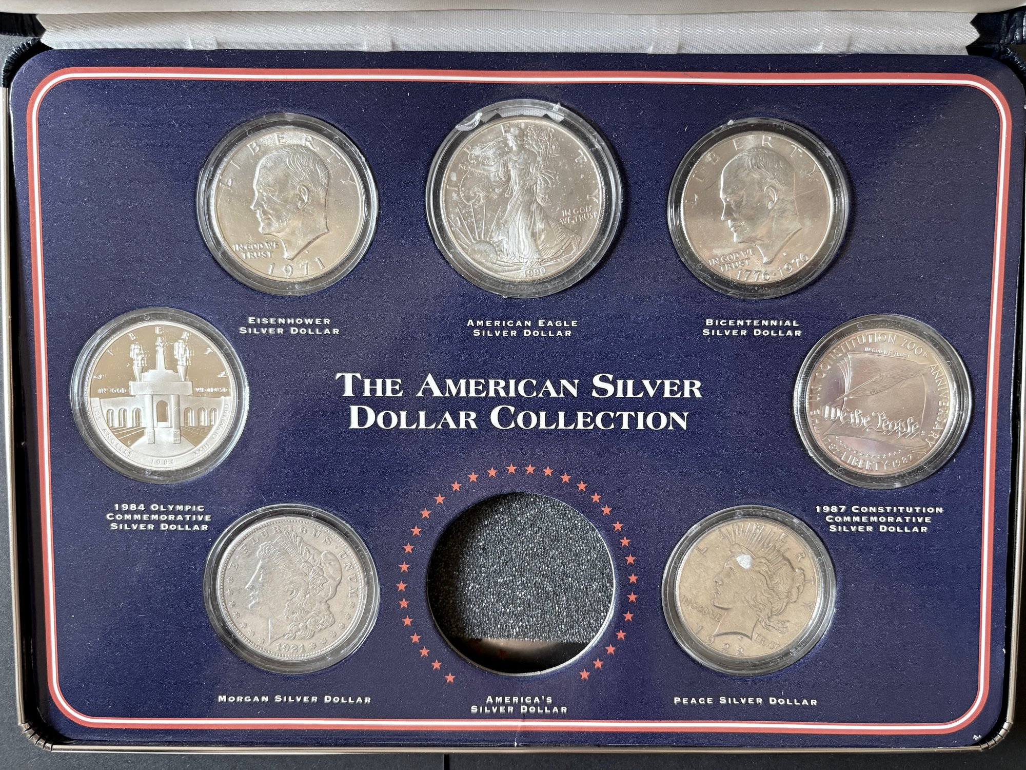 The American Silver Dollar Collection, 1772-Present: 7 Coins #37925 ...