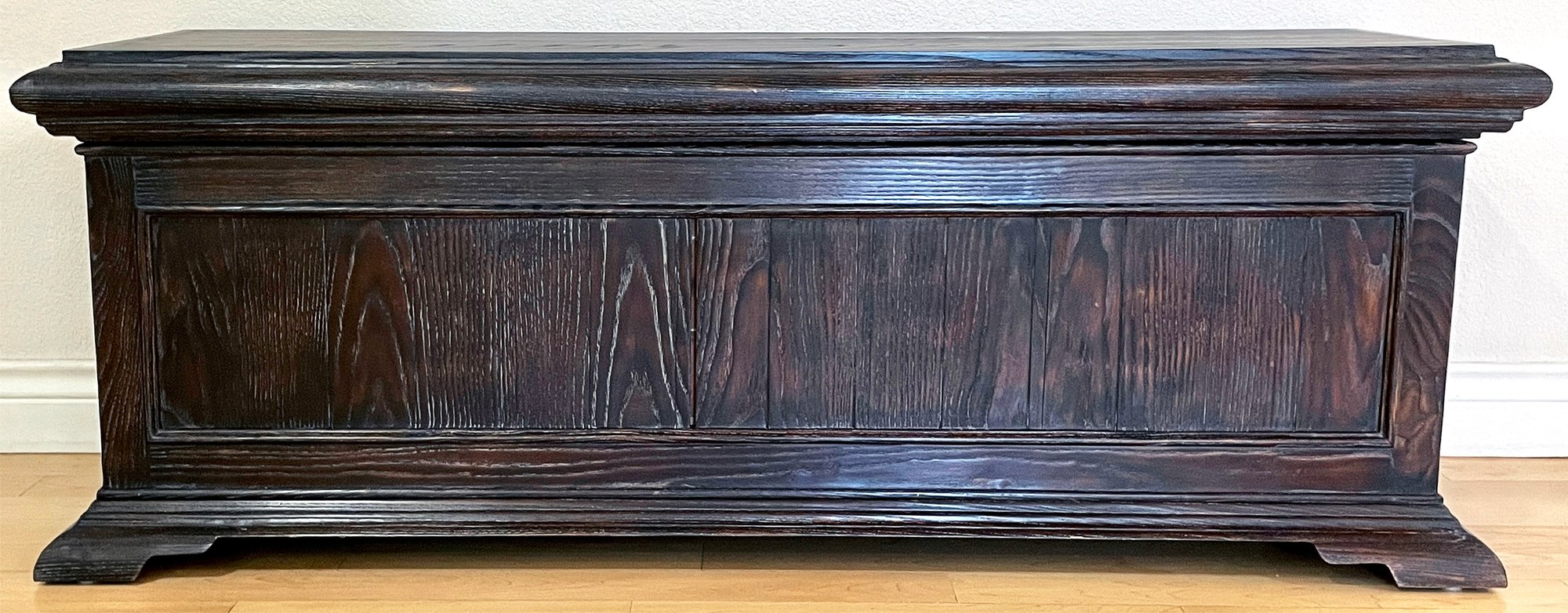 Custom Made Burnished Ash Bed Trunk With Cedar Lining #28513 ...