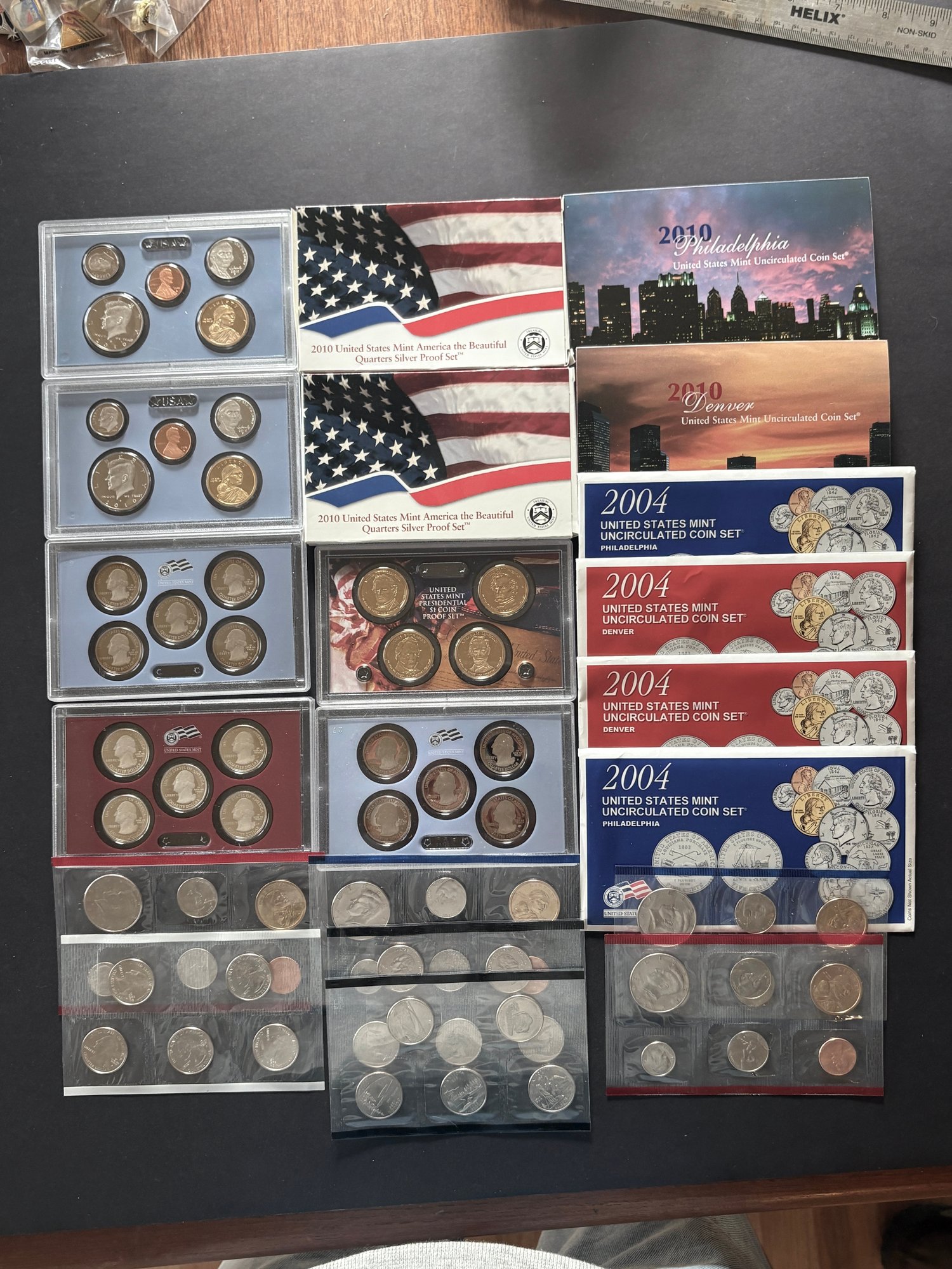 Collection Of A Variety Of Mint Uncirculated Coin Sets Including ...