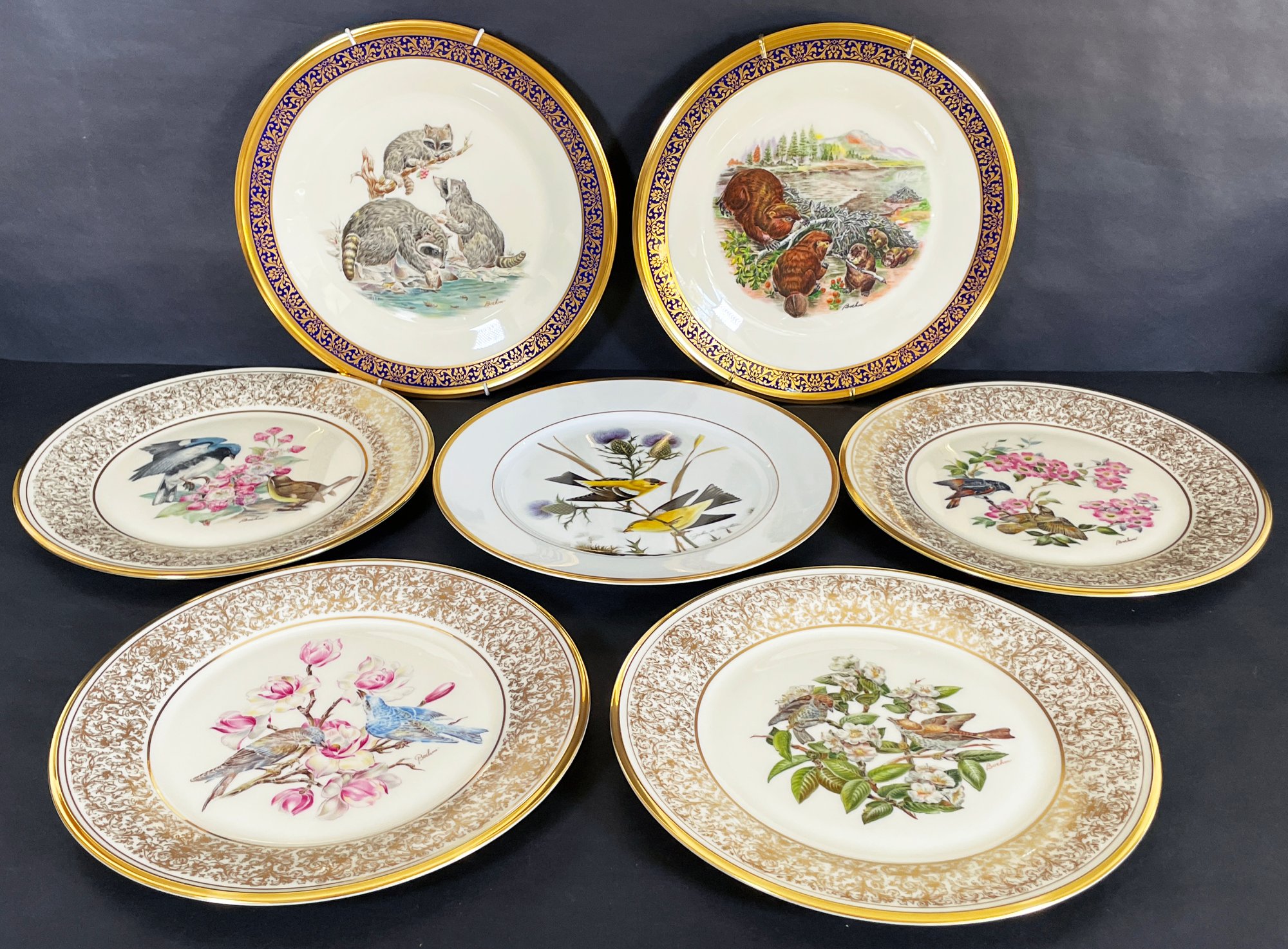 Vintage Lenox / Boehm & Hutschenreuther Ltd. Edition Plates #27032 ...