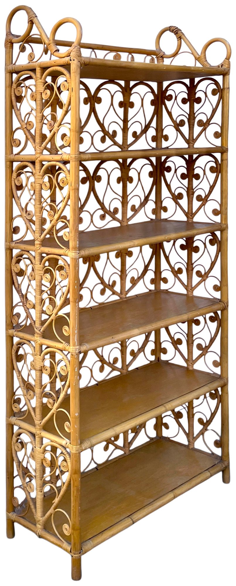 Very Cool Vintage Rattan Shelf #32117 | Auctionninja.com