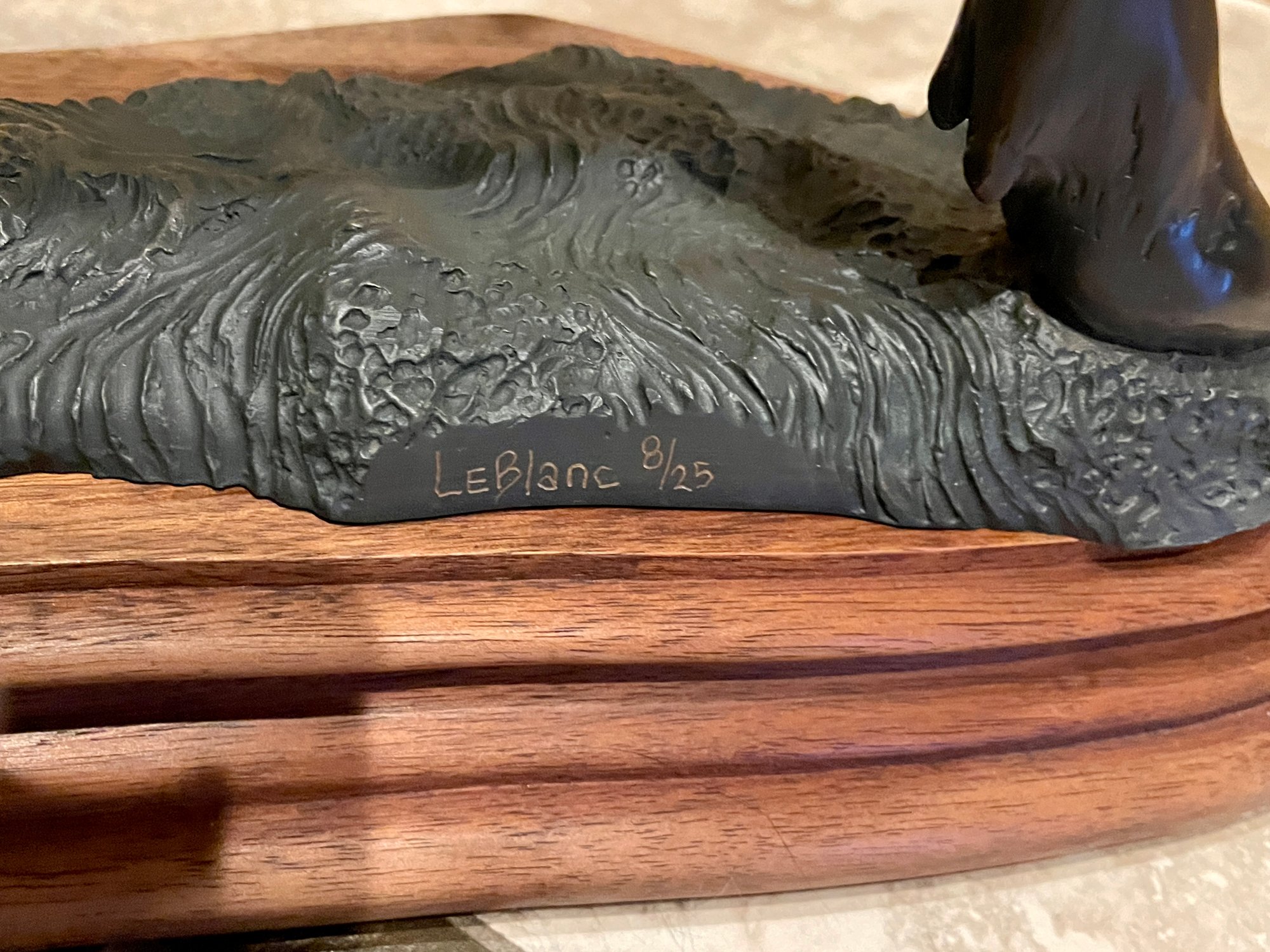 Stephen LeBlanc Bronze Moose Statue Signed, 8/25 #30075 | Auctionninja.com