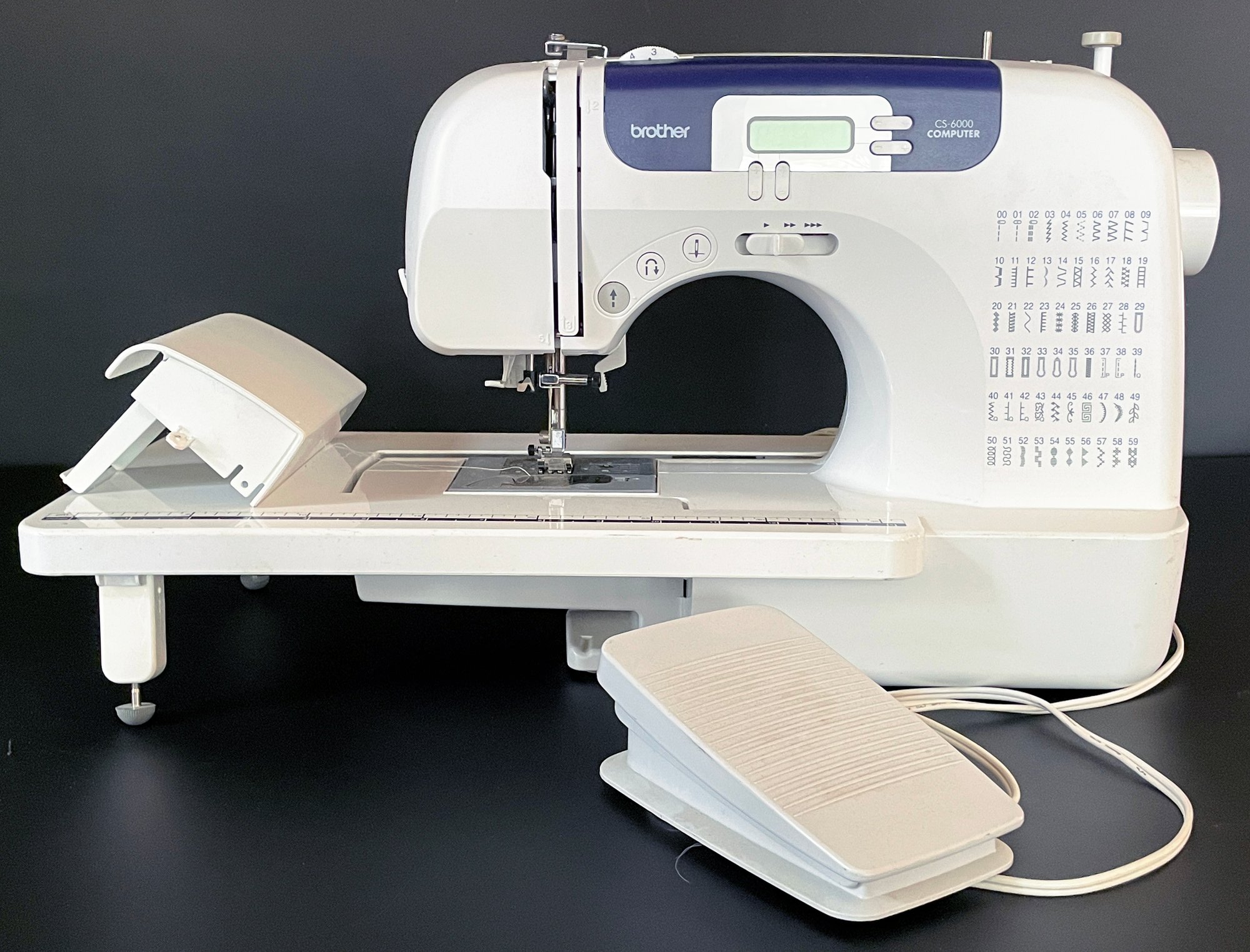 Brother CS-6000 Computer Sewing Machine, Missing Power Cord #32150 ...