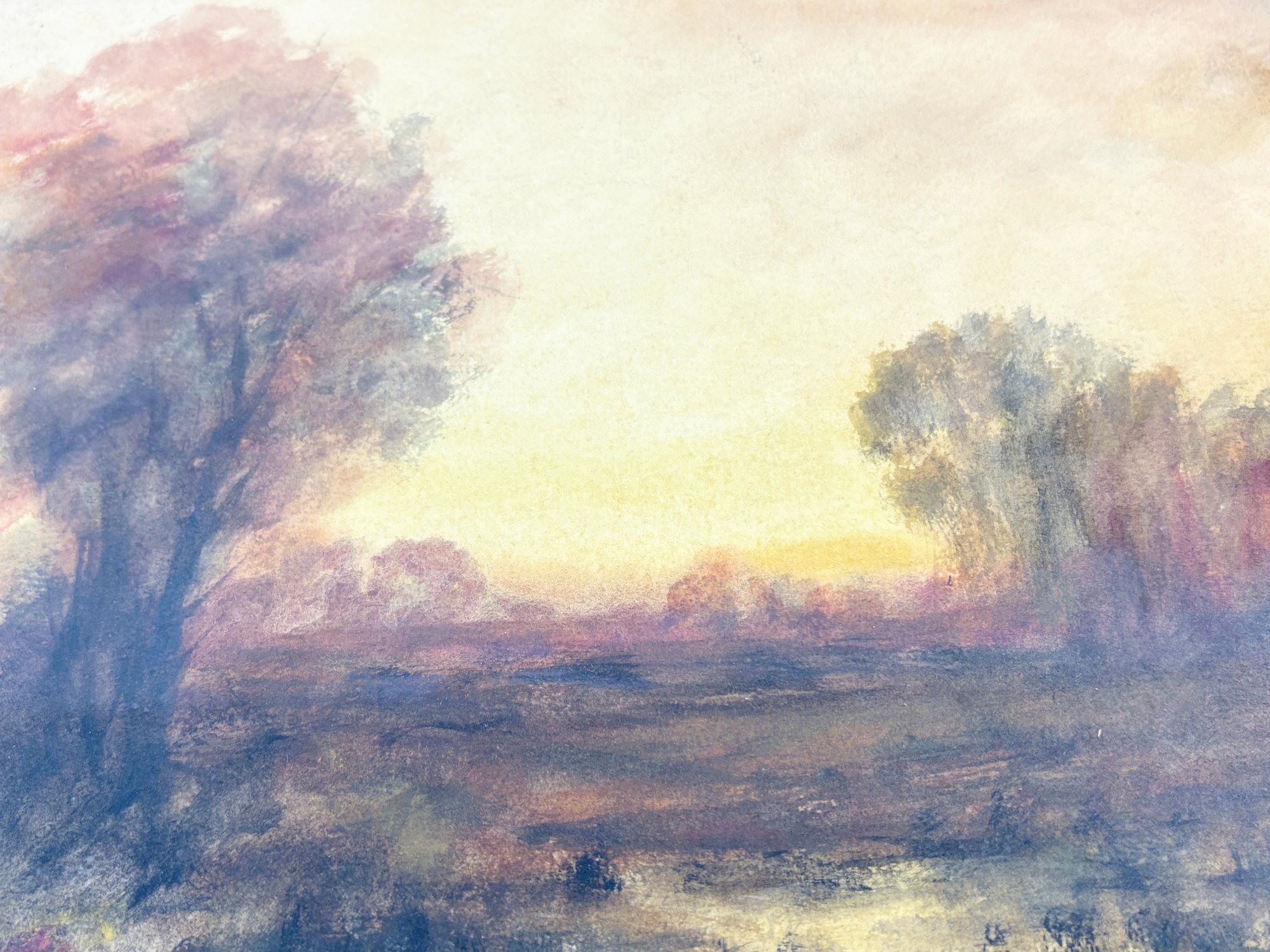 Original Watercolor Painting By American Artist George H Flavelle ...