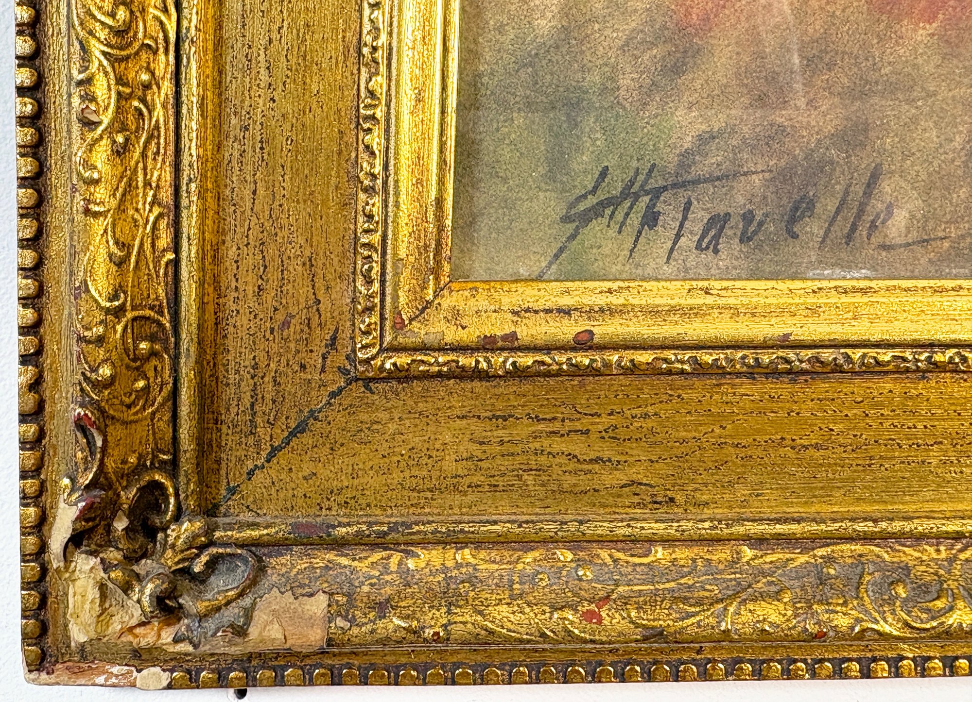Original Watercolor Painting By American Artist George H Flavelle ...