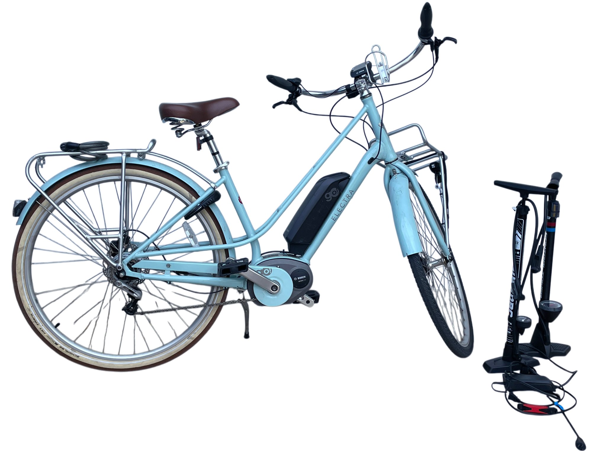 Electra Loft Go! Baby Blue Vintage Cruiser Style E-bike #28786 ...