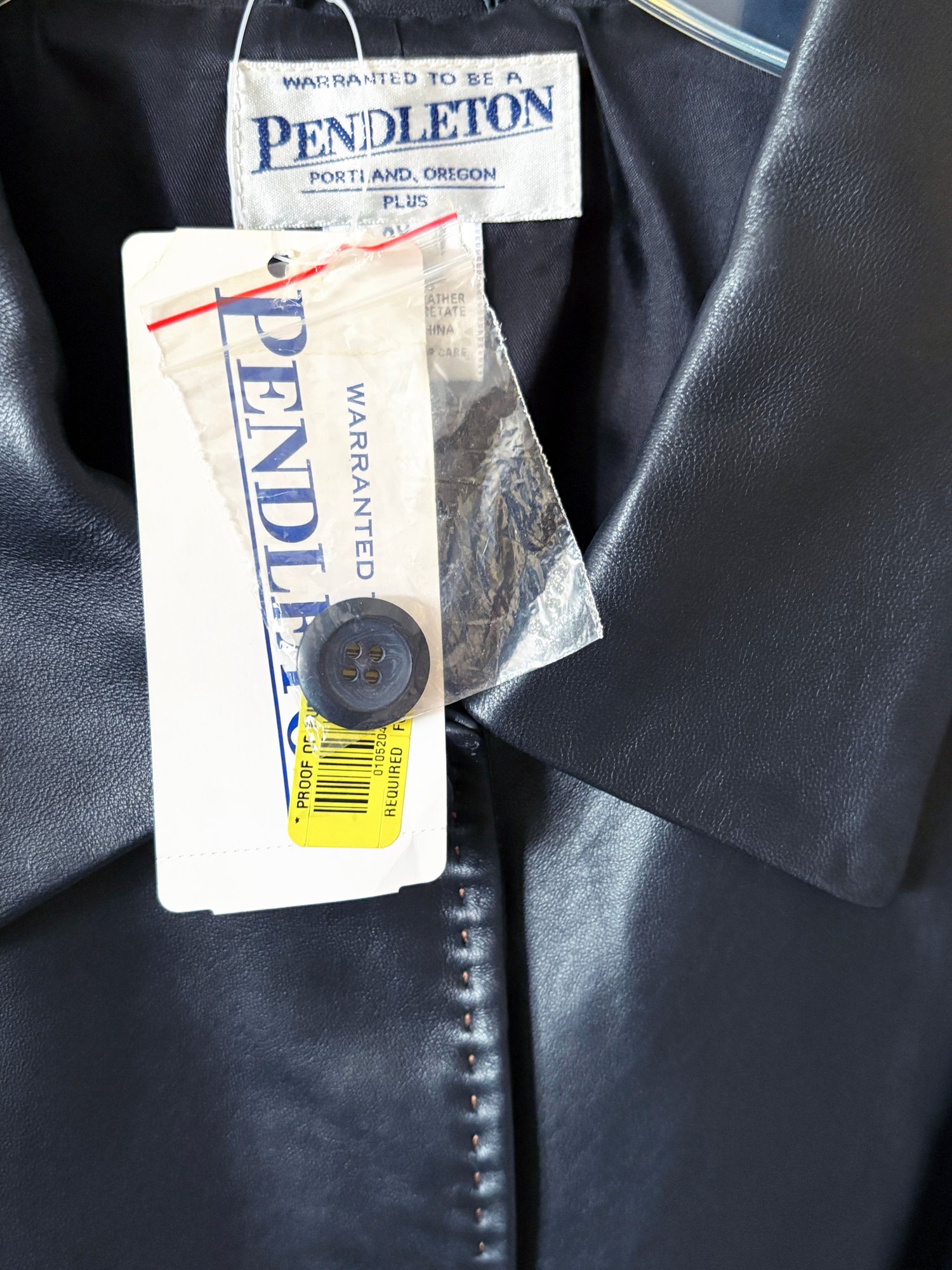 New With Tags Pendleton Leather Jacket, Wool Vest And More #34598 ...