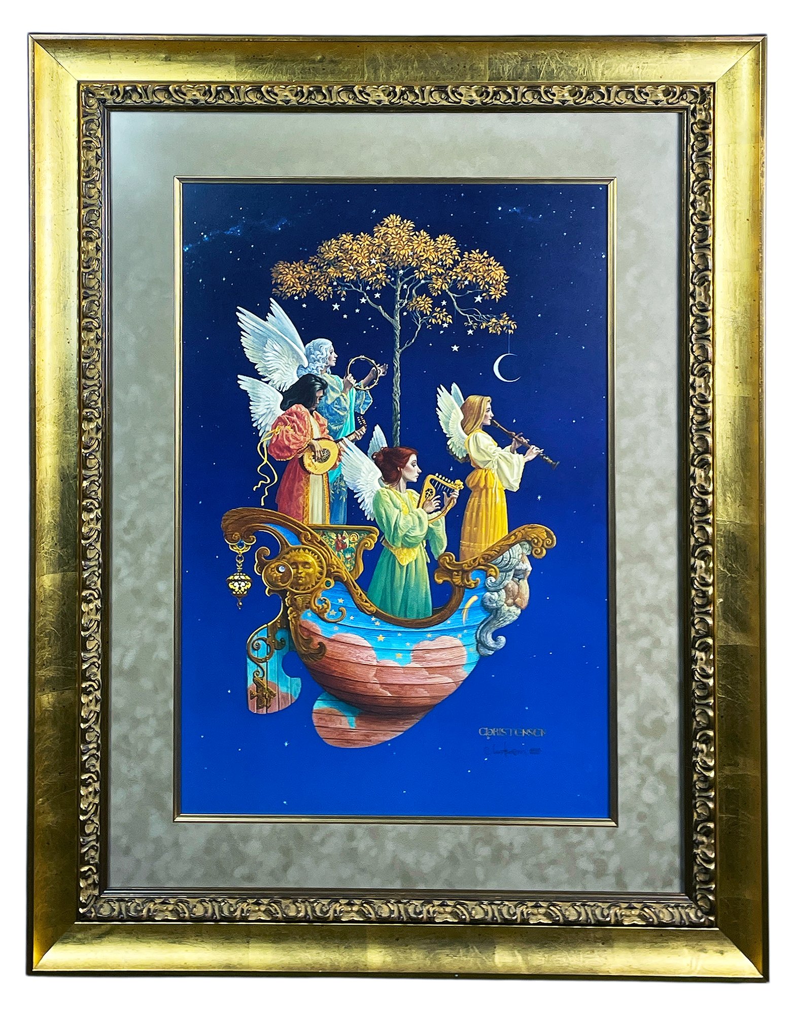 Signed & Numbered "Evening Angels" James C. Christensen Ltd. Edition ...