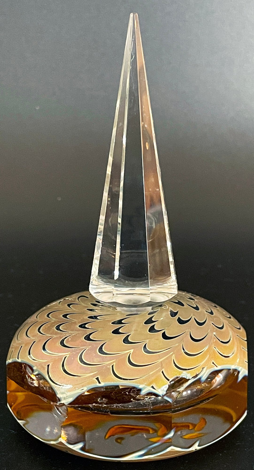Vintage Craig Zweifel Art Glass Perfume Bottle, Signed, As Is #30536 ...