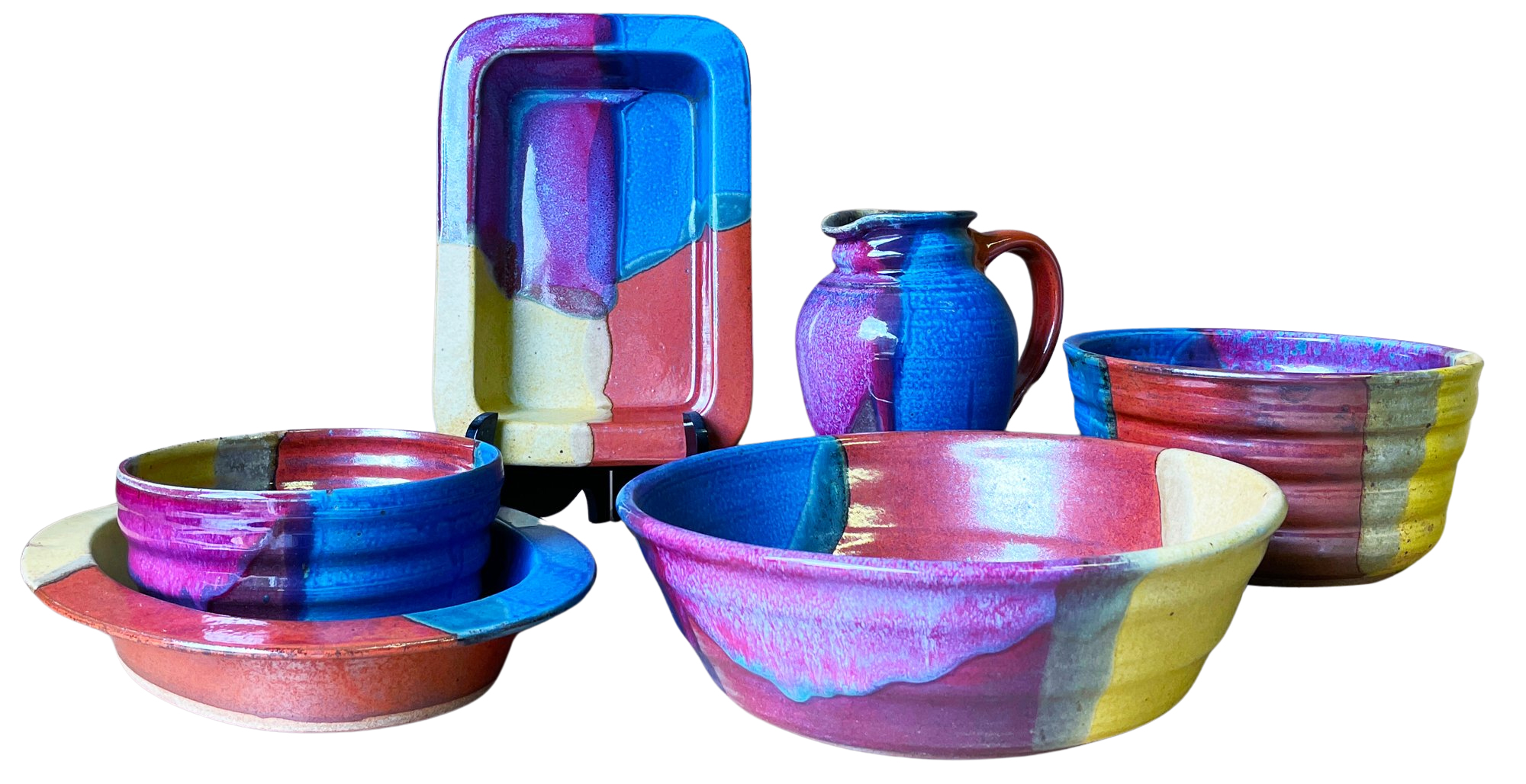 Lovely Signed Susan Davy Studio Art Pottery #22159 | Auctionninja.com