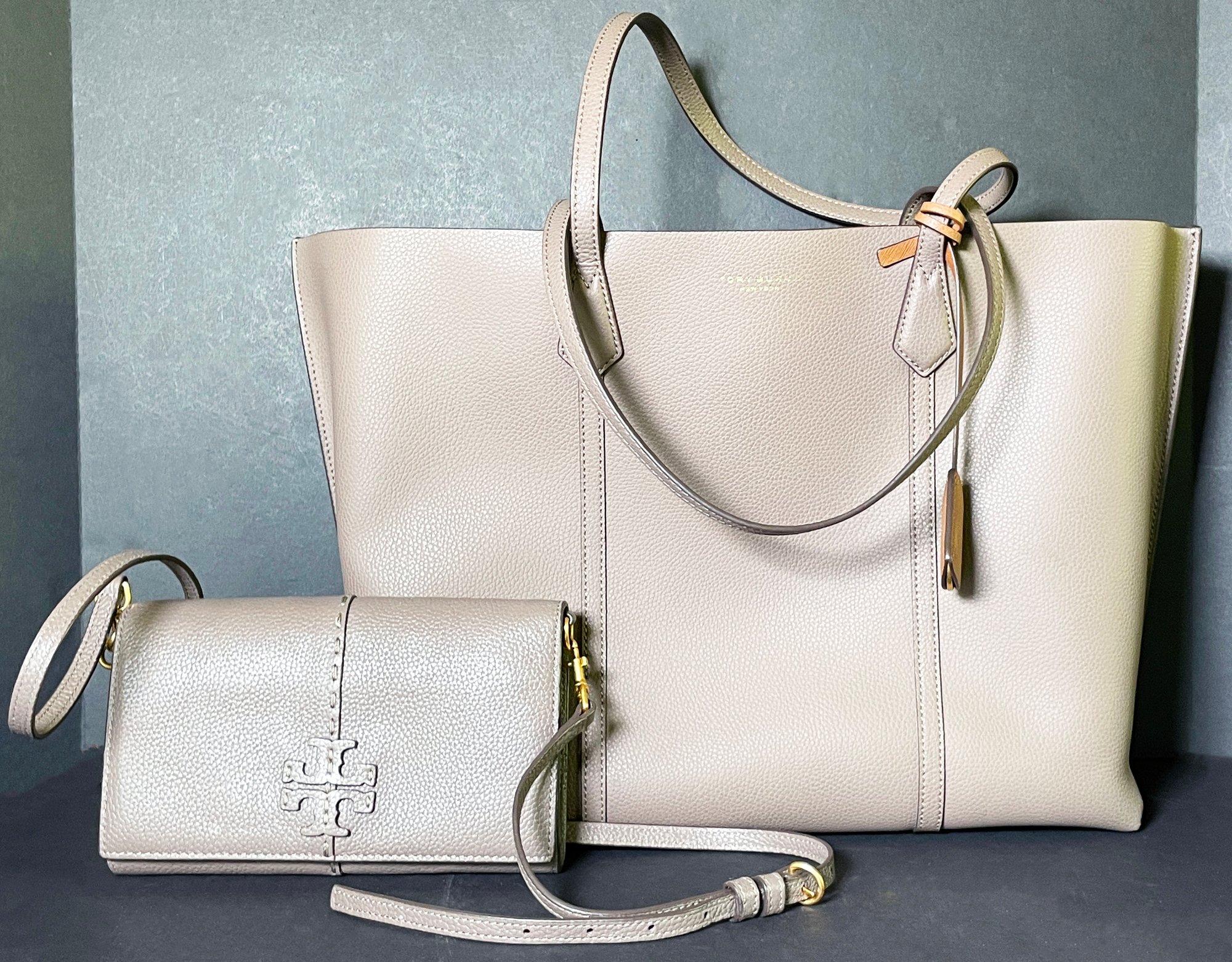Tory Burch Perry Triple Compartment Tote & Matching Tory Burch Shoulder ...