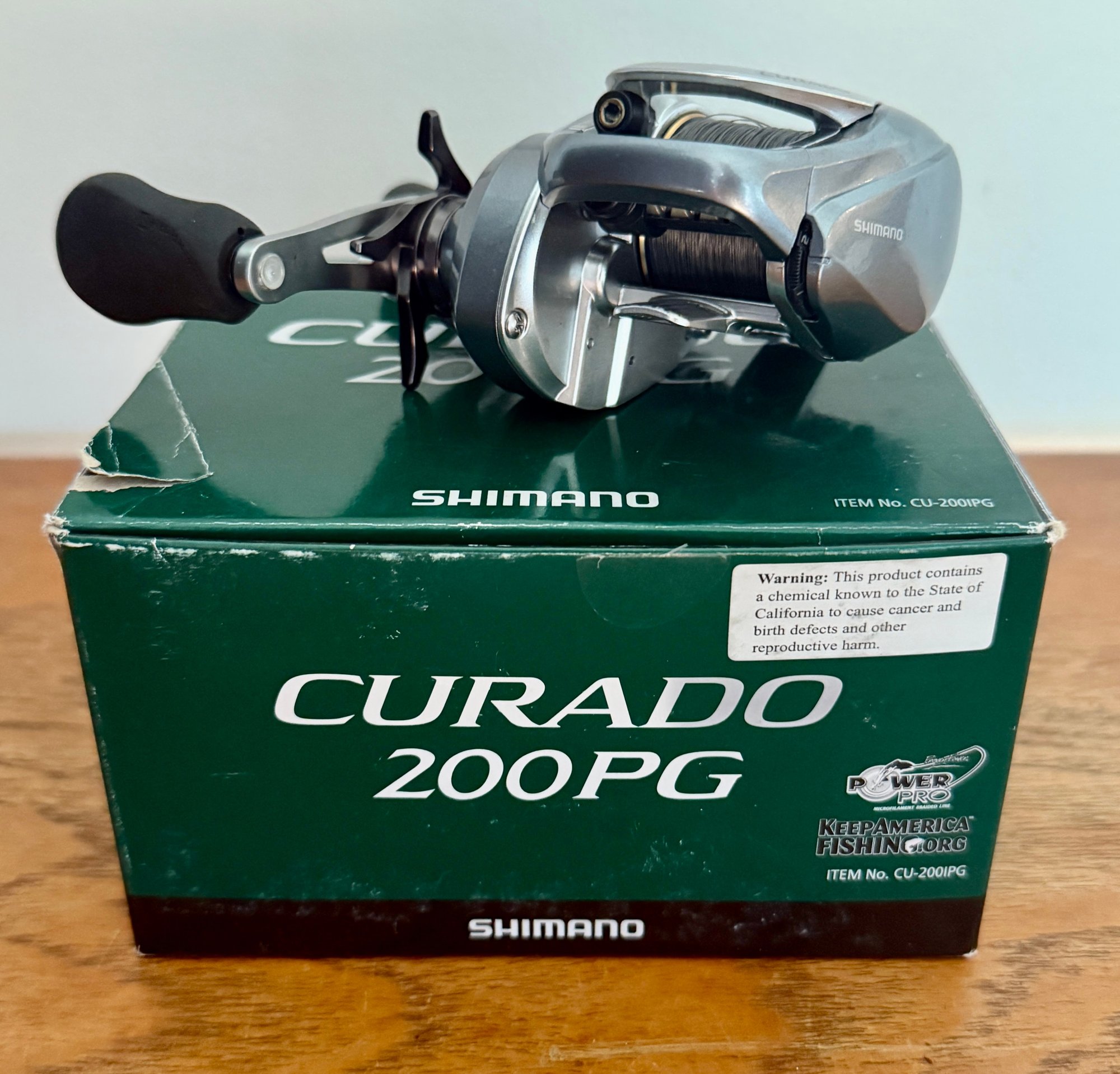 Curado 200PG Fishing Reel With Original Box #37382 | Auctionninja.com
