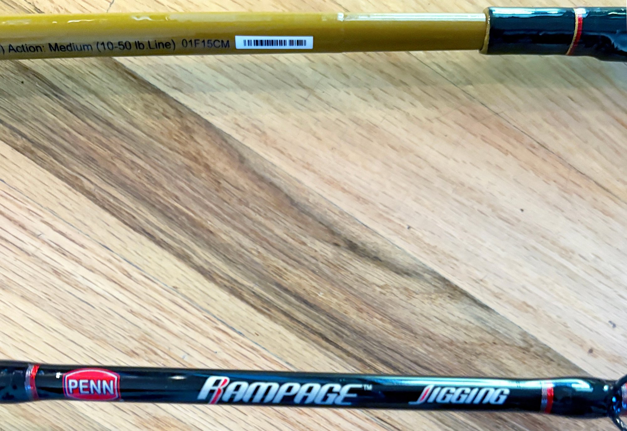Two Fishing Rods, Never Been Used: Penn Rampage Jigging And Shakespeare ...