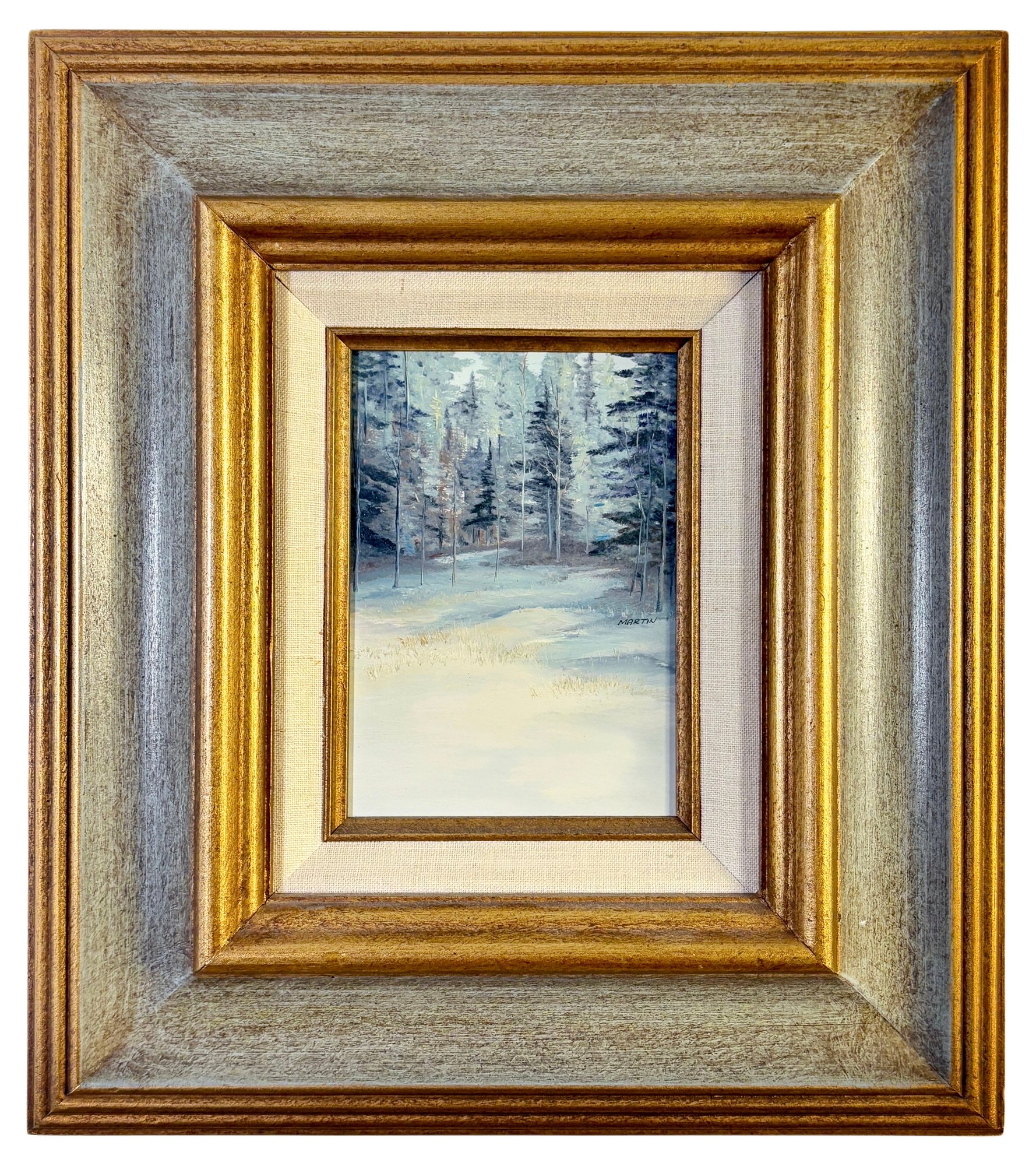 Lovely Framed Original Oil On Board Painting The Path By Artist Jean ...