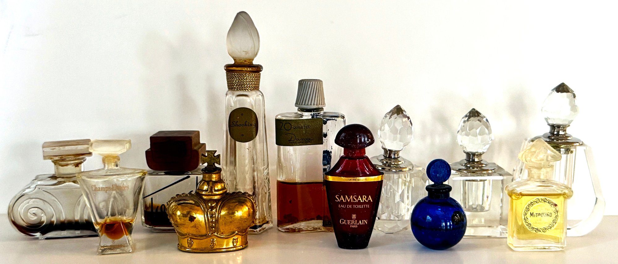 Lot Of Various Small Perfume Bottles Some With Perfume #32431 ...