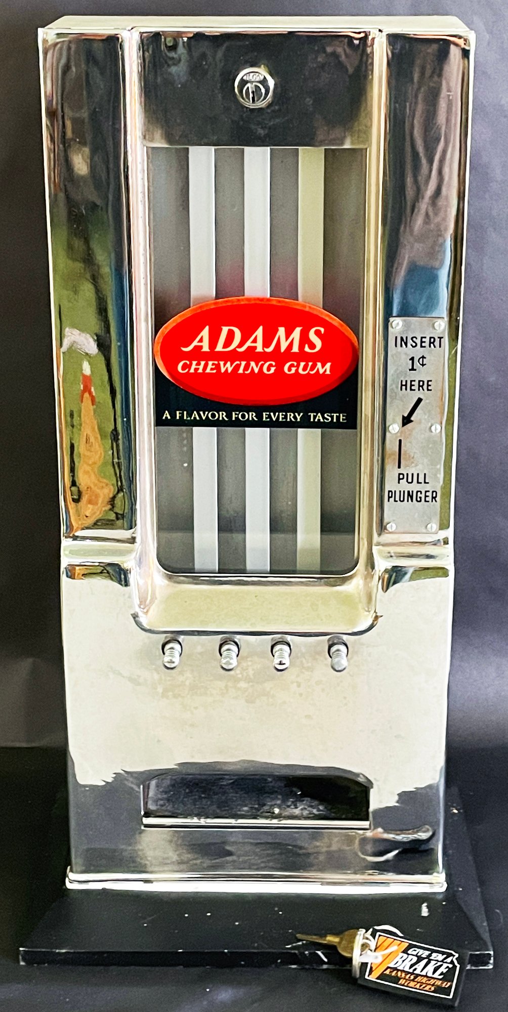 Vintage Adams Chewing Gum Machine #28038 | Auctionninja.com