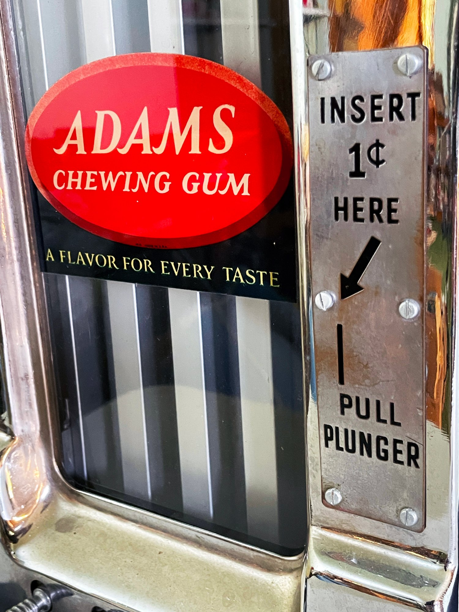 Vintage Adams Chewing Gum Machine #28038 | Auctionninja.com