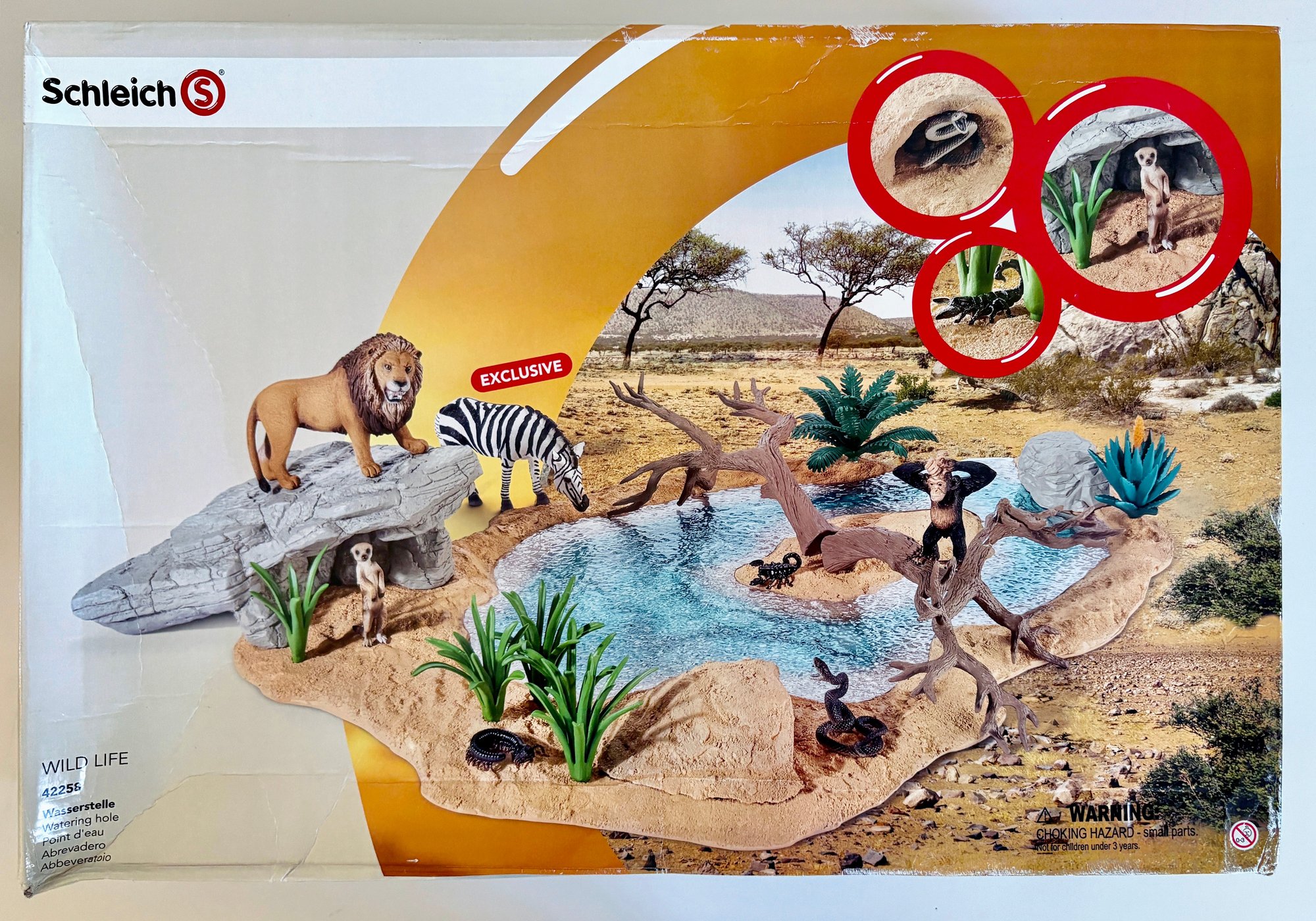 Schleich Wild Life Watering Hole Playset (item Number 42258) New In Box ...