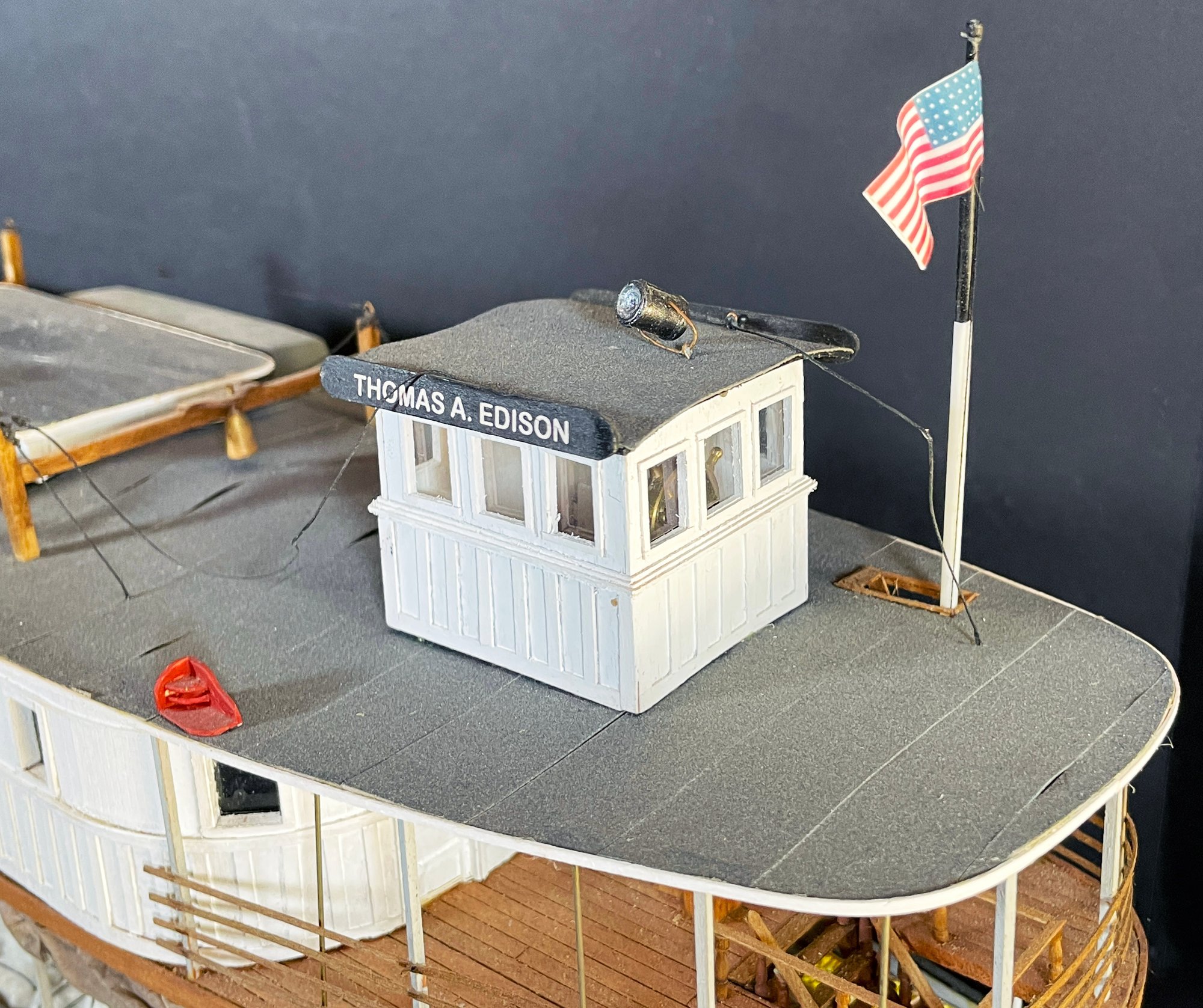 Beautiful Thomas A. Edison Model Ship #26578 | Auctionninja.com