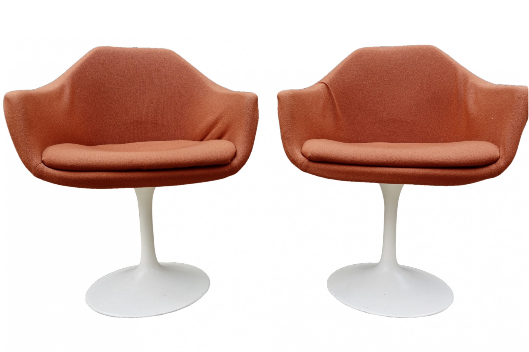 2 Vintage Mid Century Tulip Style Chairs #9956 | Auctionninja.com