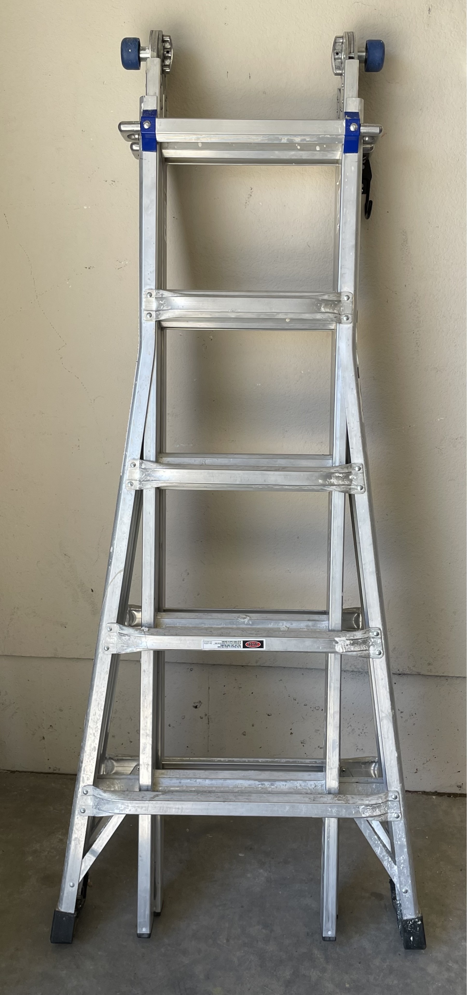 Werner Xtra Heavy Duty Type 1A 6'8" Step Ladder/21' Extension Ladder ...