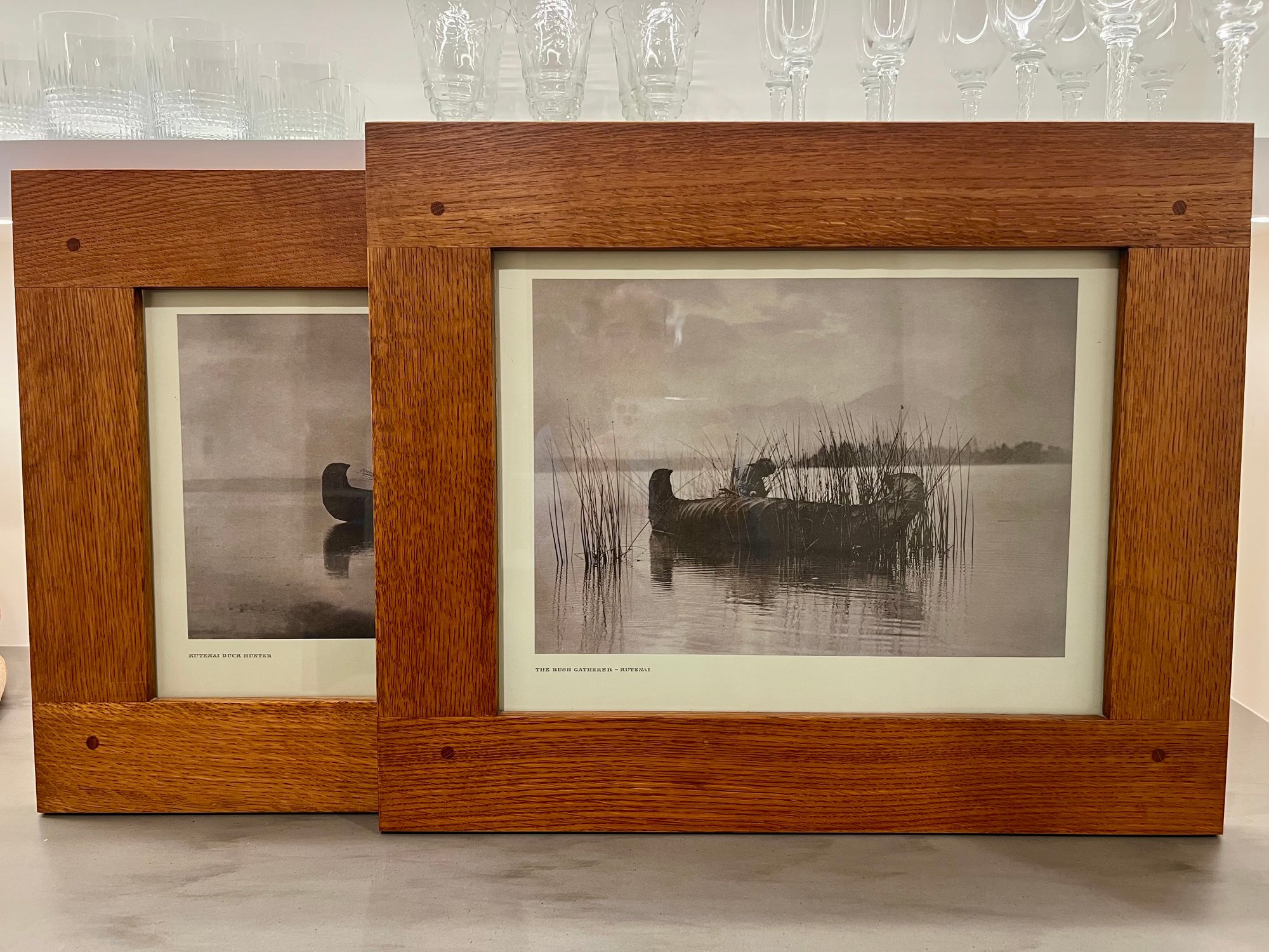 Pair Of Kutenai Black And White Prints #1582 | Auctionninja.com