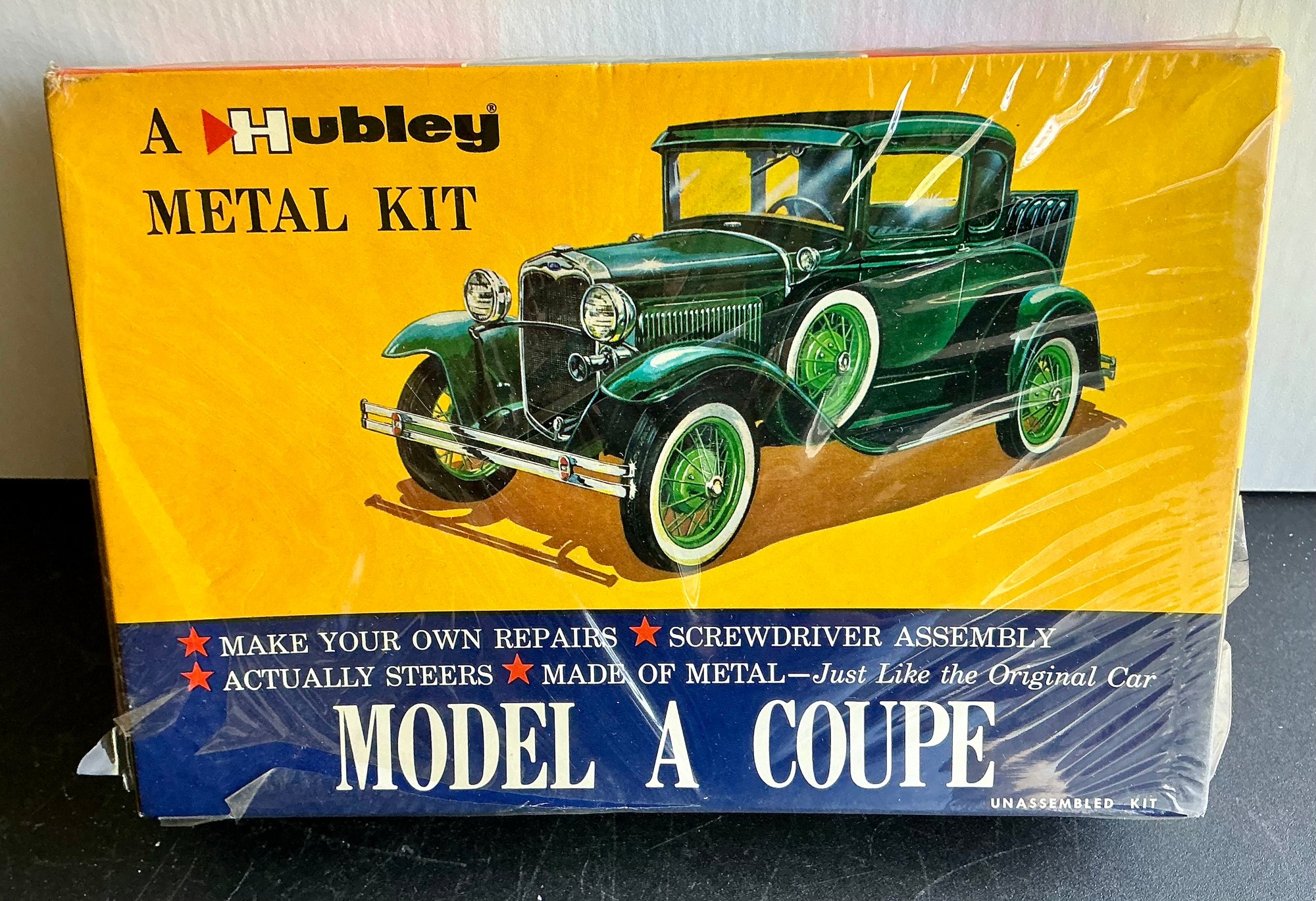 HUBLEY FORD MODEL A COUPE UNOPENED DIECAST METAL KIT #4861-300- WE CAN ...
