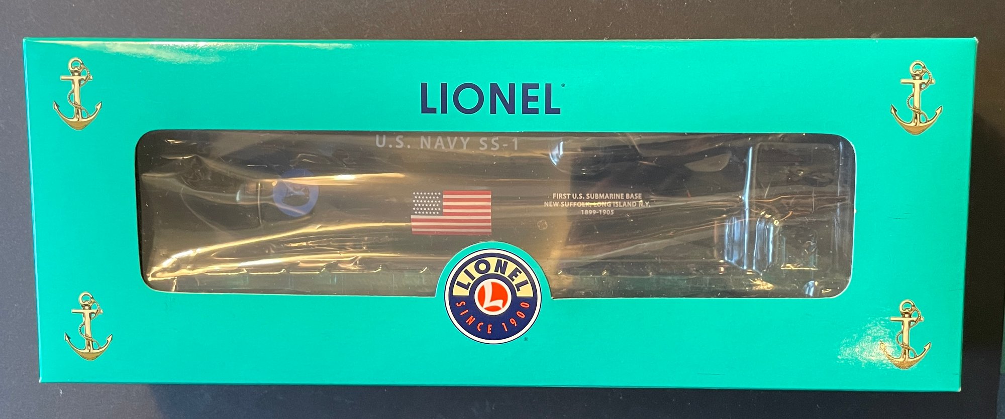 LIONEL MUSUM OF LONG ISLAND 2012 USS HOLLAND SUBMARINE NIB FLATCAR ...