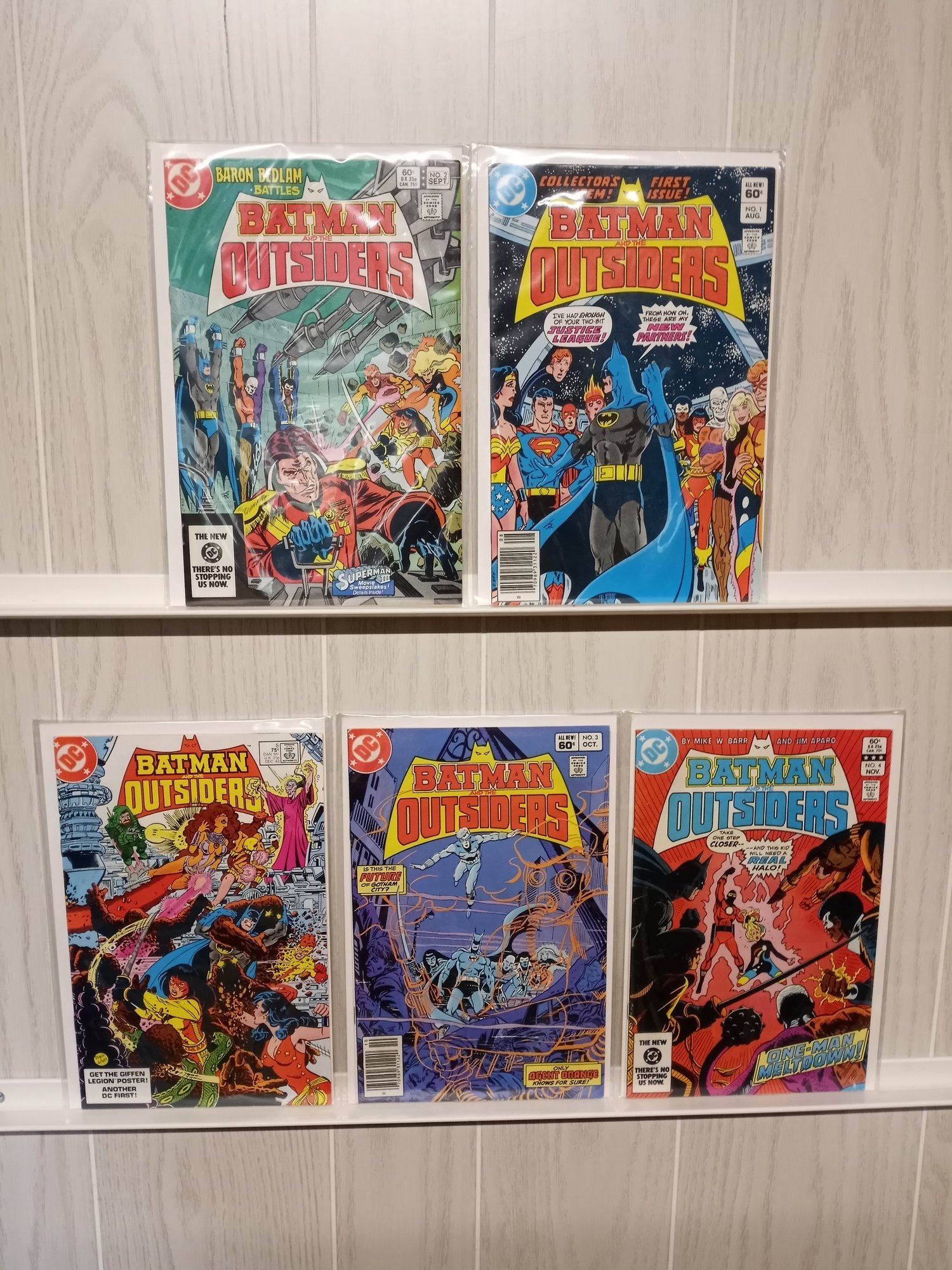 5 DC Comics: Batman And The Outsiders, Issues #1 - #5 #2107 ...