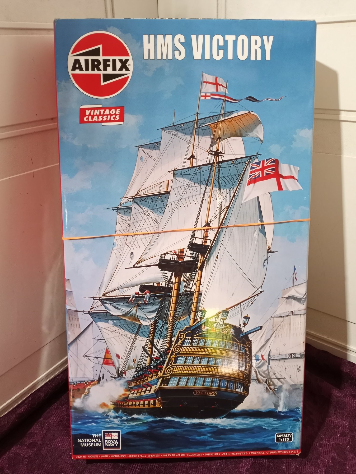 HMS Victory Model From AirFix Vintage Classics #3401 | Auctionninja.com