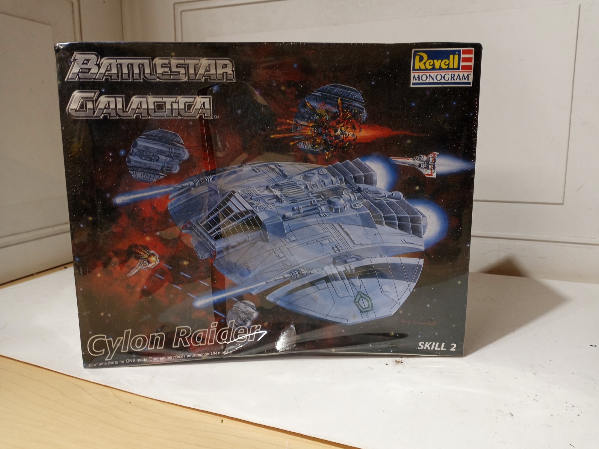 A Revell Monogram Model Of A Battlestar Galactica Cylon Raider. #3435 ...