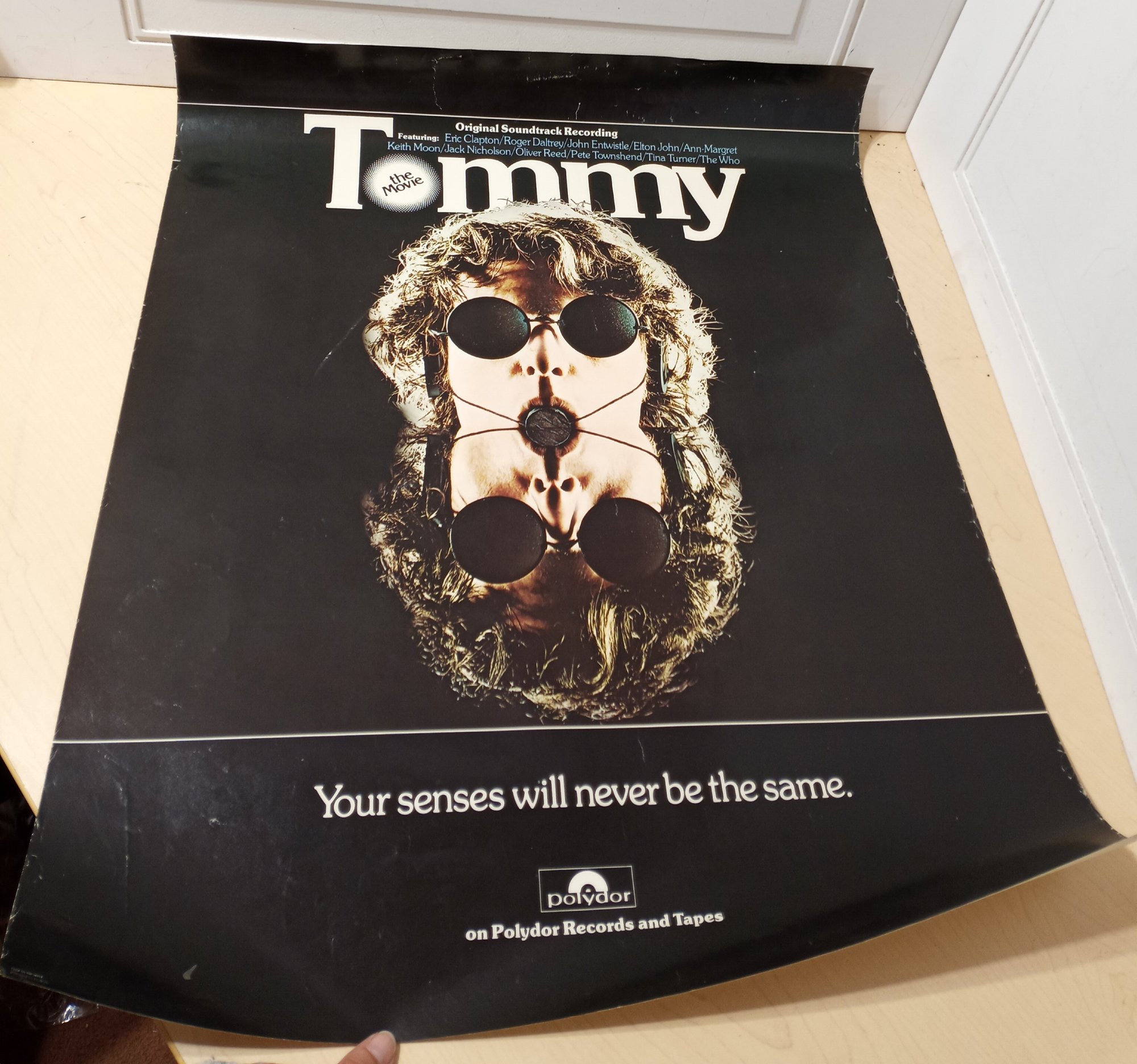 Tommy Movie Poster, Approximately 22" X 28" #5572 | Auctionninja.com
