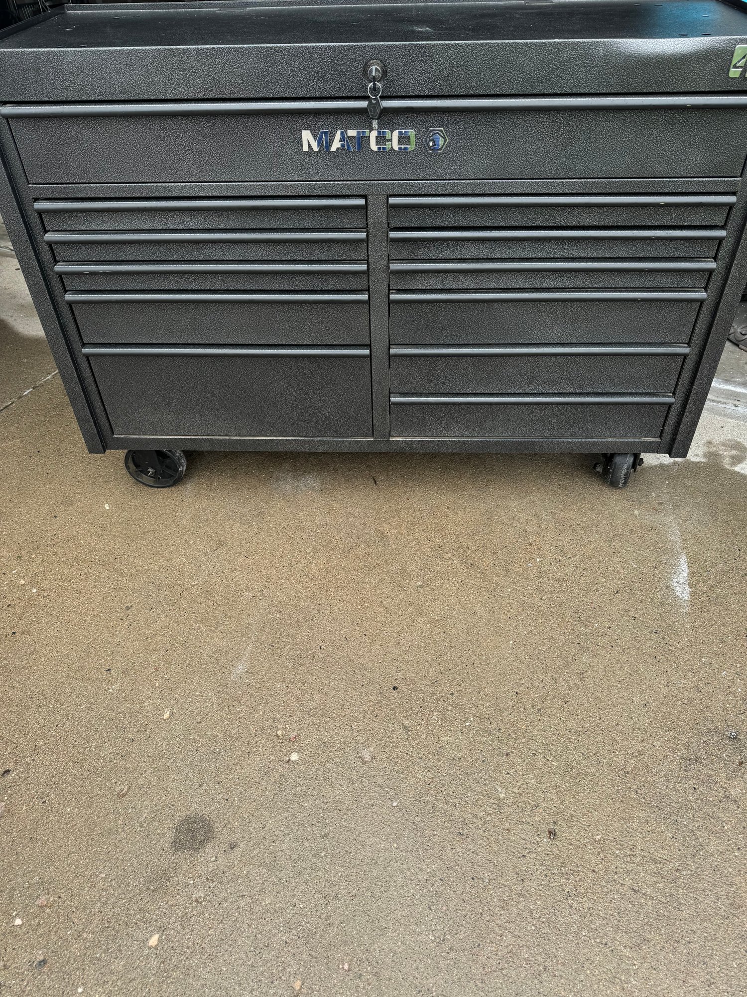 Matco 4S 2 Bay Rolling Tool Box Grey Vein #3738 | Auctionninja.com