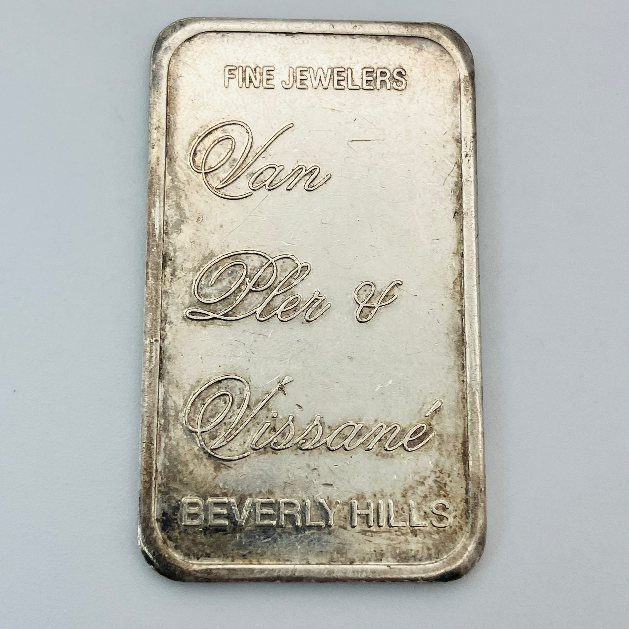 VAN PLER AND VISSANE Beverly Hills, 1/2 Troy Ounce, .999 Fine Silver ...