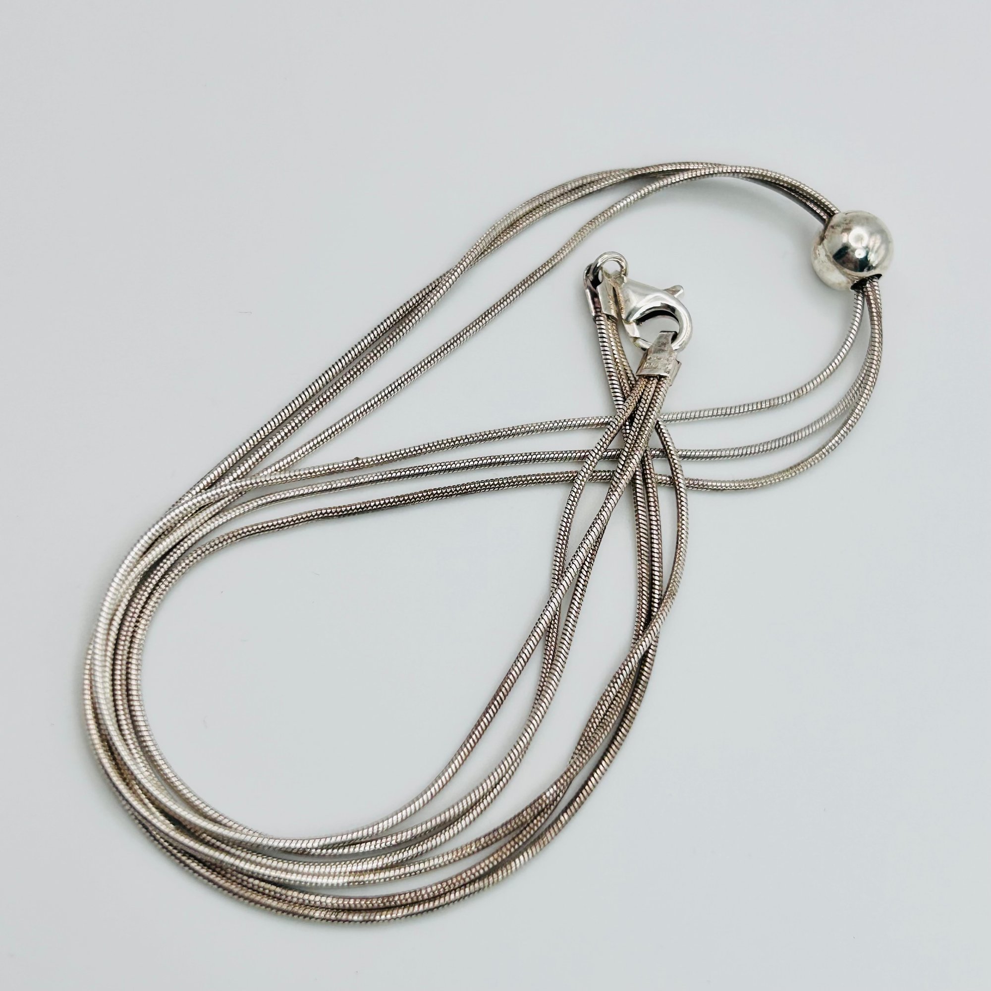 Silpada Italy, Sterling Silver, Triple Strand, Snake Chain Moving ...