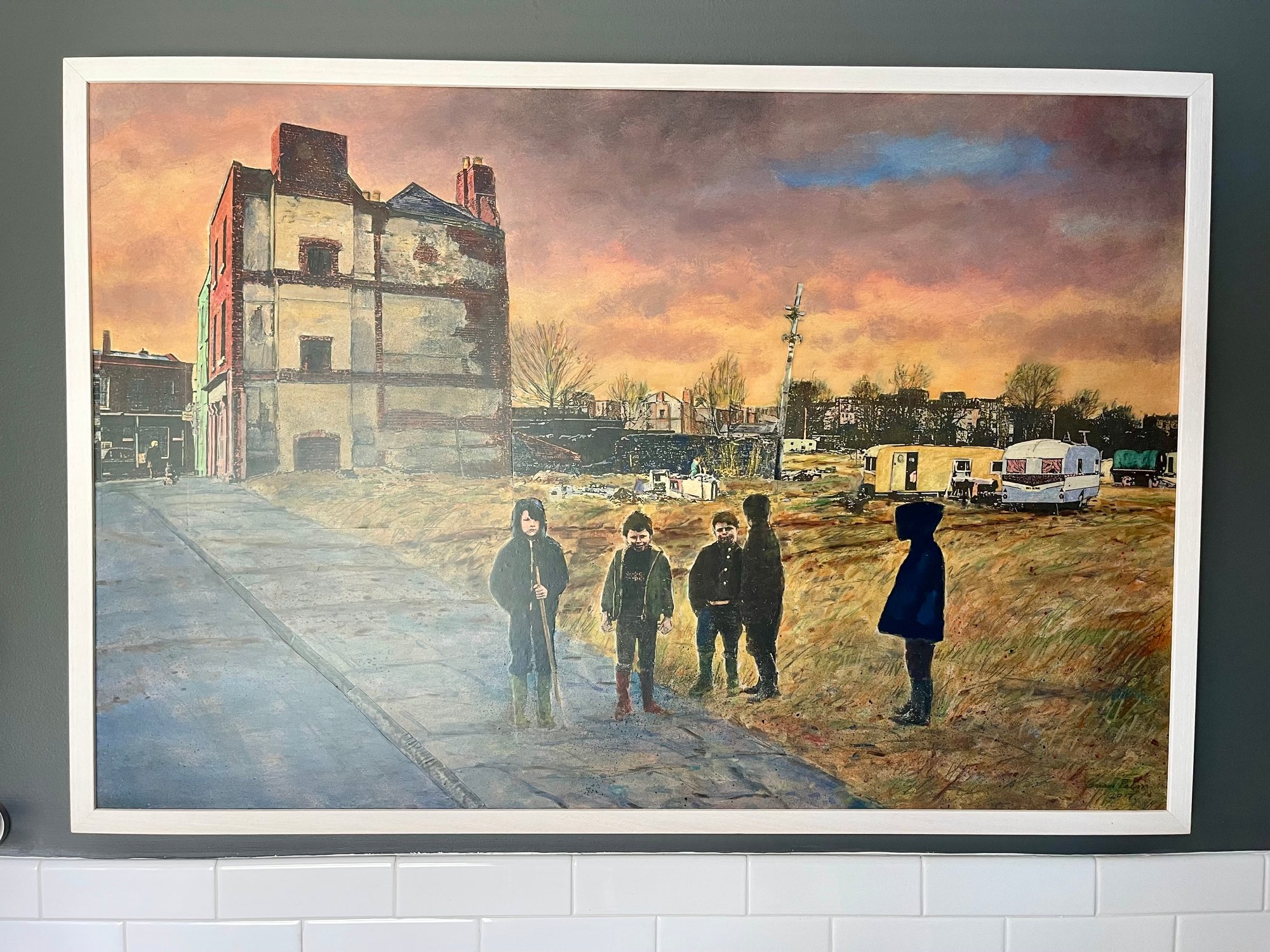Rare Original Signed Painting By Renowned Irish Painter Brian Palm ...