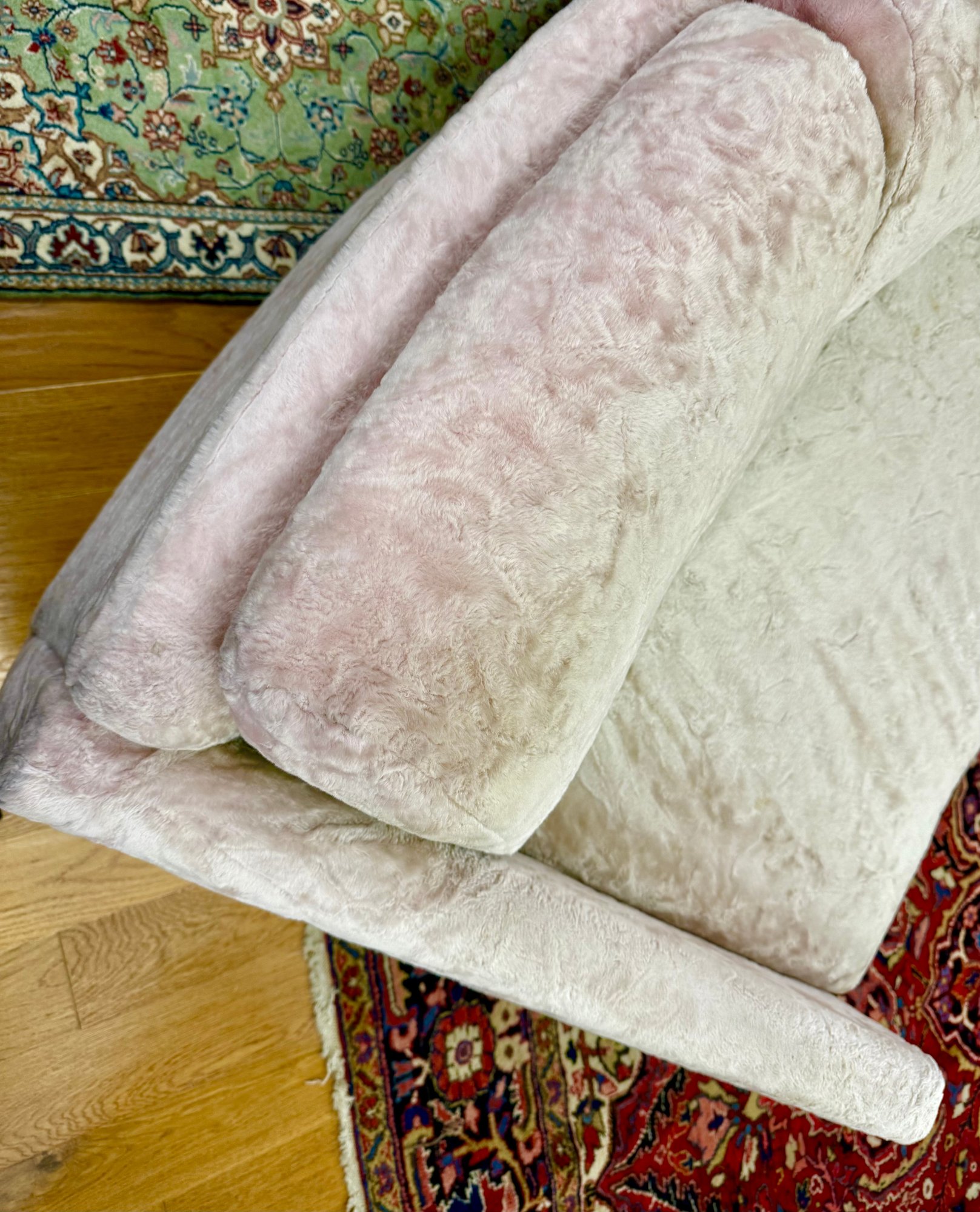 Rare 1970's Signed Mid Century Modern Erwin Lambeth Half Moon Sectional Sofa #5789 ...