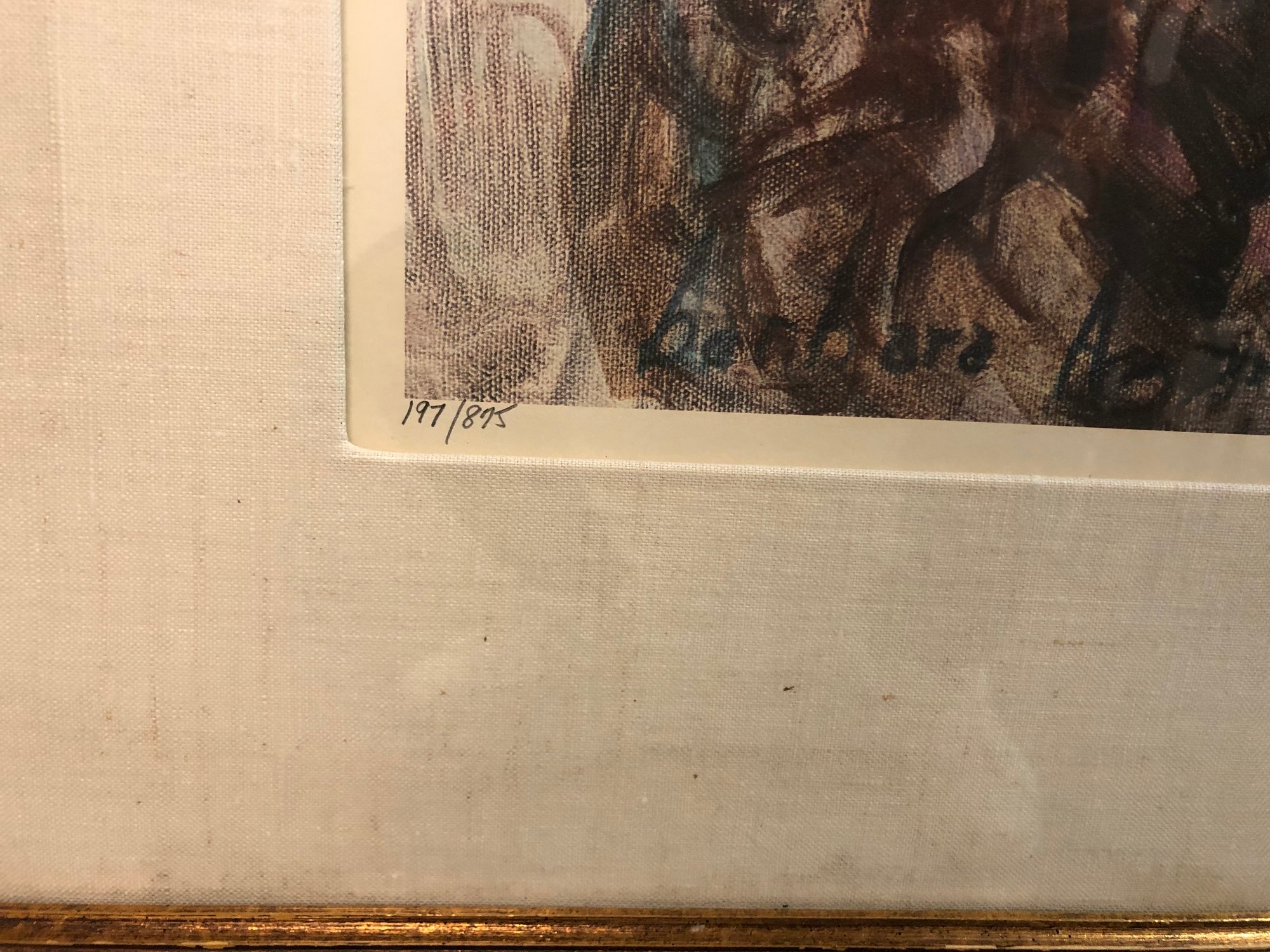 Rare Barbara A. Wood Signed Limited Edition Print (197/875) #16614 ...