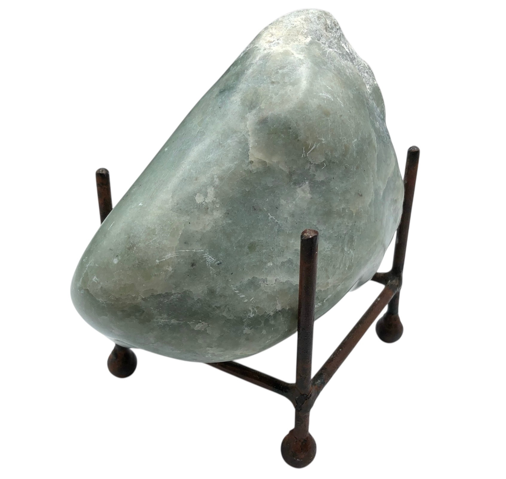 Jade Rock With Stand #18344 | Auctionninja.com