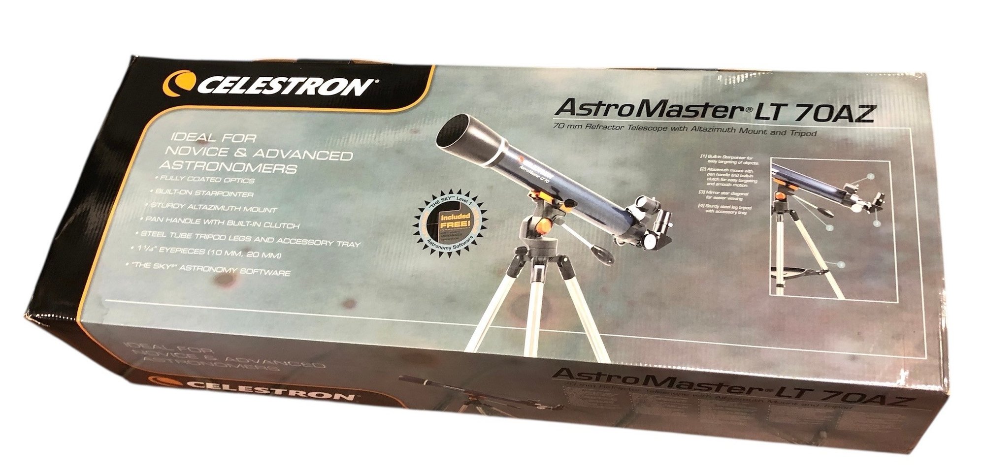 Celestron Astro Master LT 70AZ In Original Box #18900 | Auctionninja.com