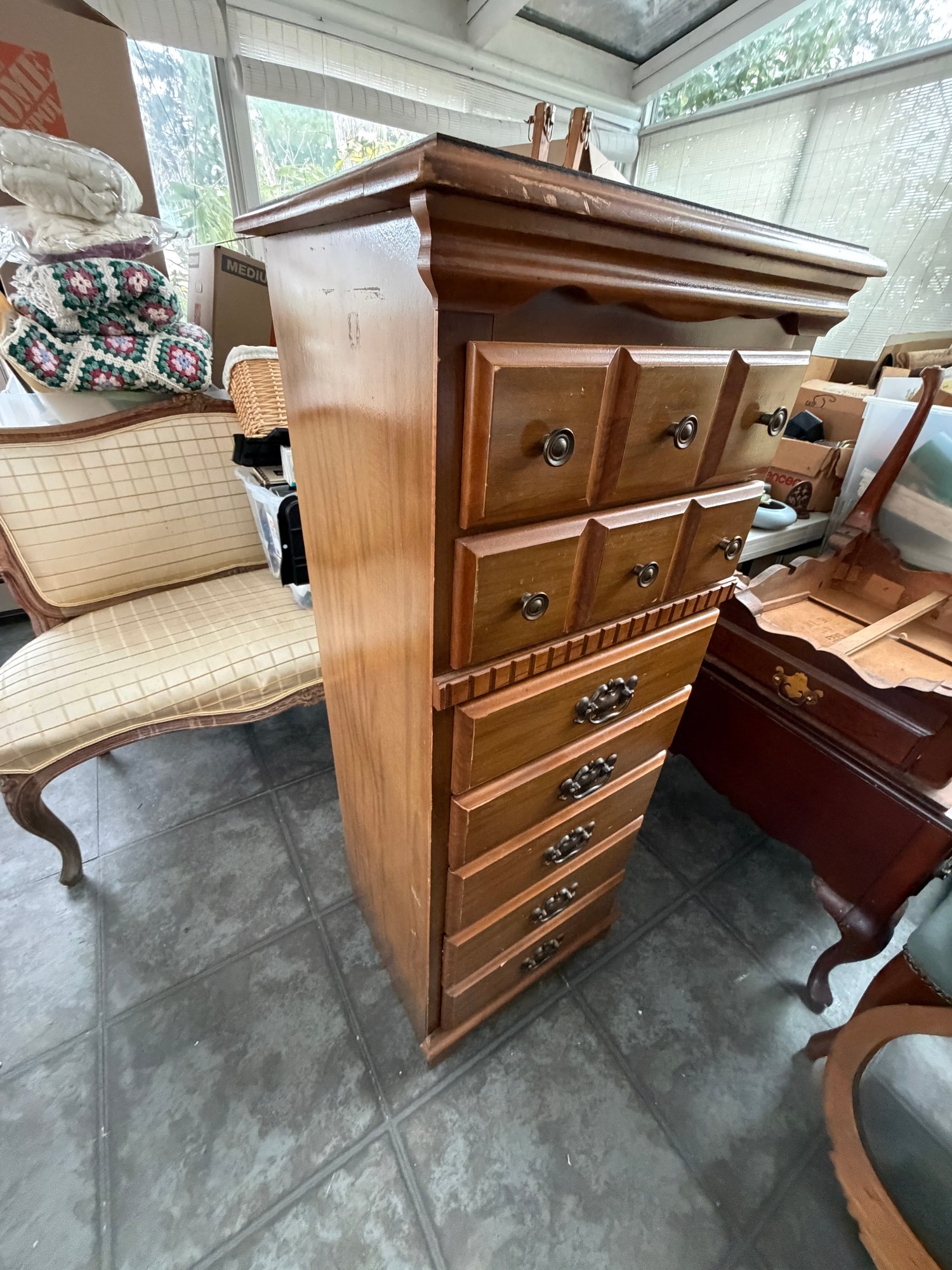 1970s Sears Homestead Collection Solid Wood Lingerie Chest #22401 ...