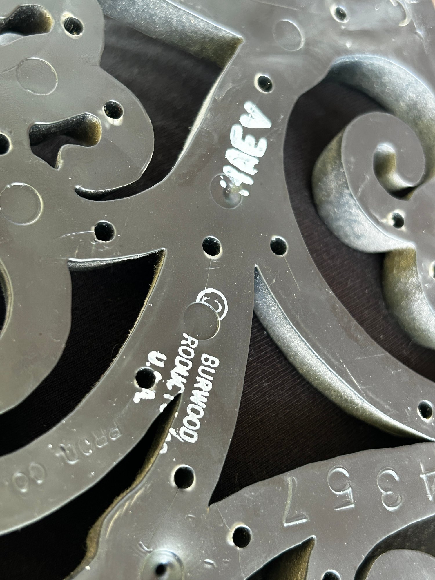 Vintage Burwood Products Mirror With Ornate Frame #13801 | Auctionninja.com