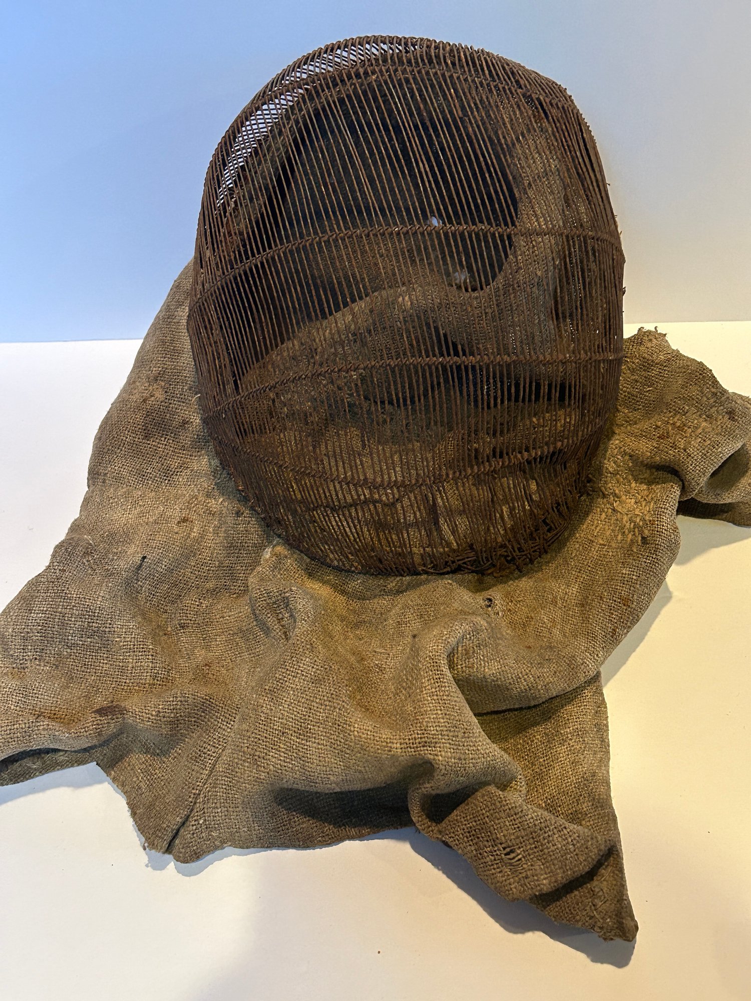 Late 1800s Metal Bee Keeper Mask #4426 | Auctionninja.com