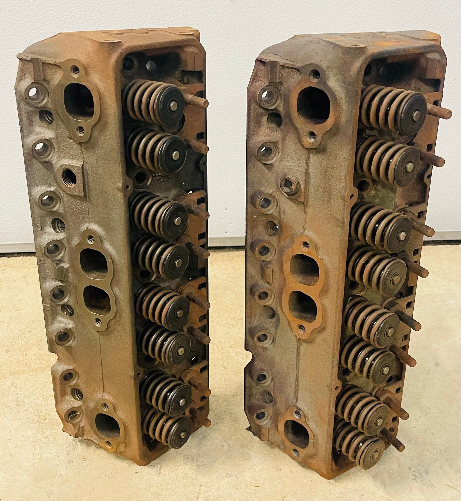 Fresh GM SBC 492 Angle Plug Turbo Heads 3991492 GM 38 2.05 1.6 Valves ...