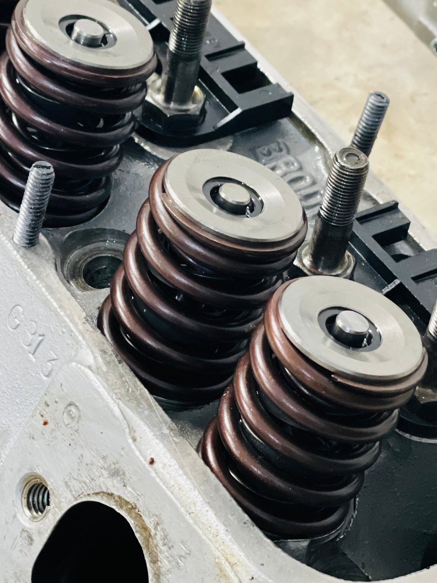 Set Brodix Aluminum Angle Plug Heads 2.05 1.6 Valves 10 Degree TI ...