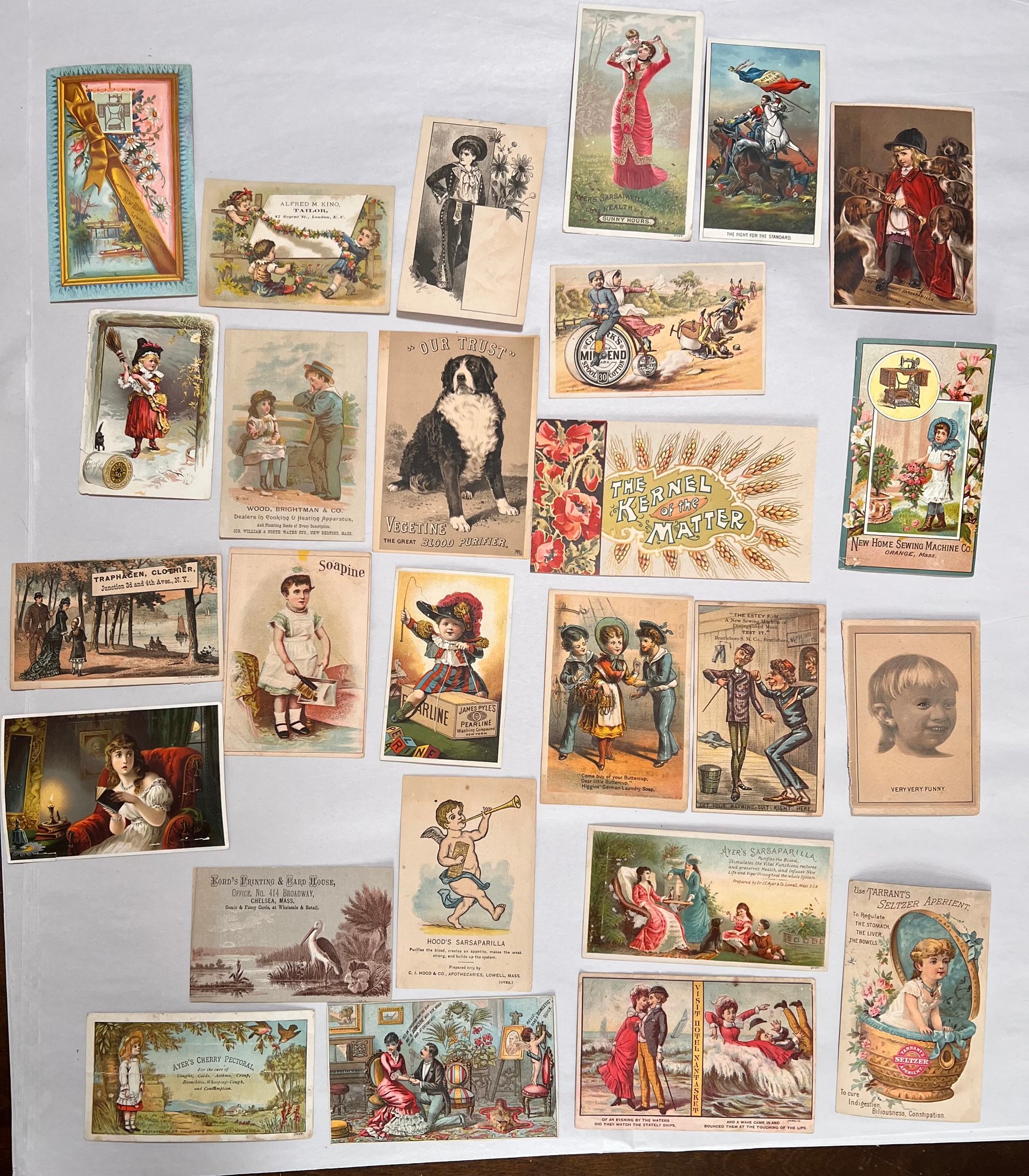 Victorian Advertising Trade Cards (qty 26) #1917 | Auctionninja.com