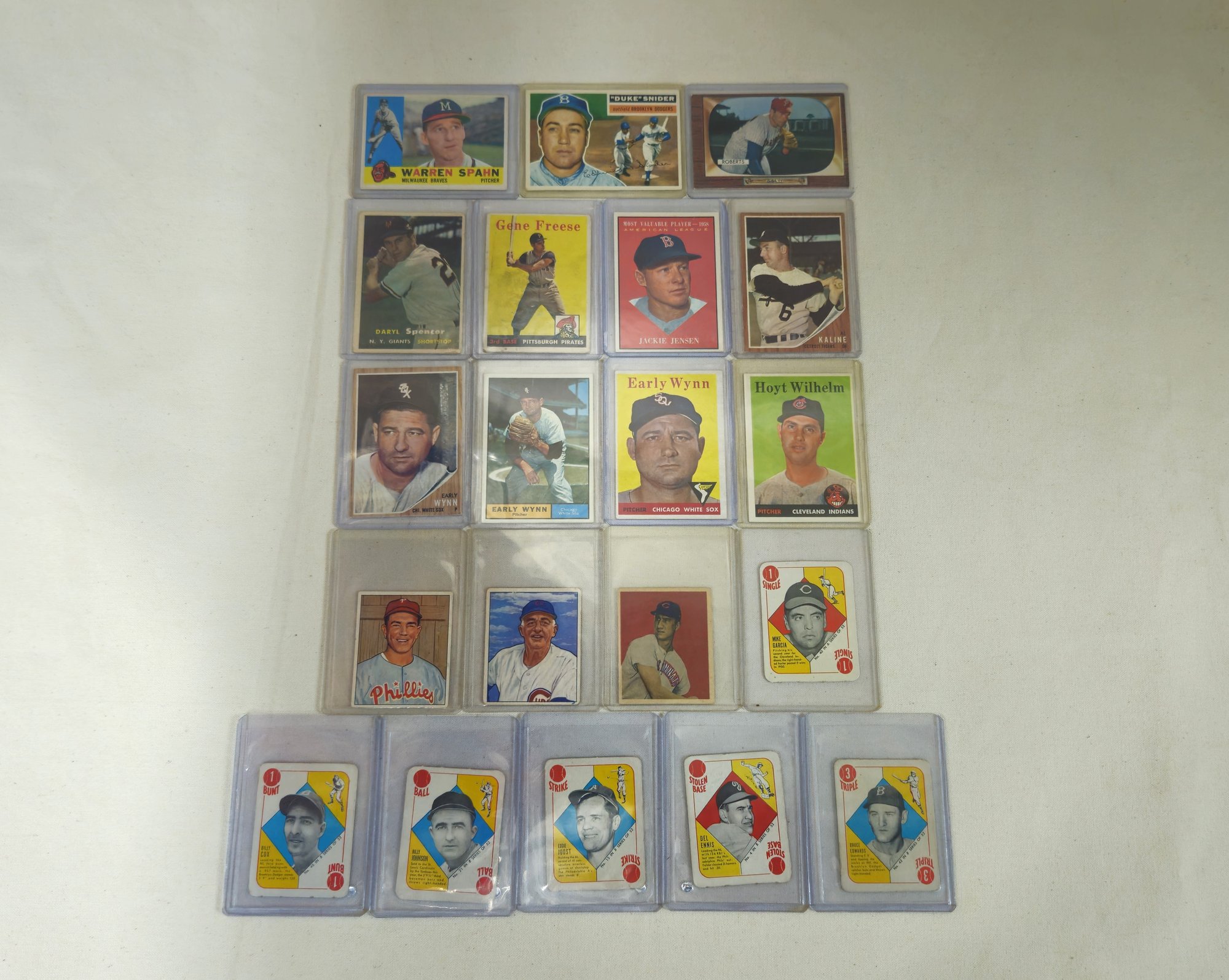 Assorted 1949-1959 Minor Stars Baseball Cards Group #4124 ...