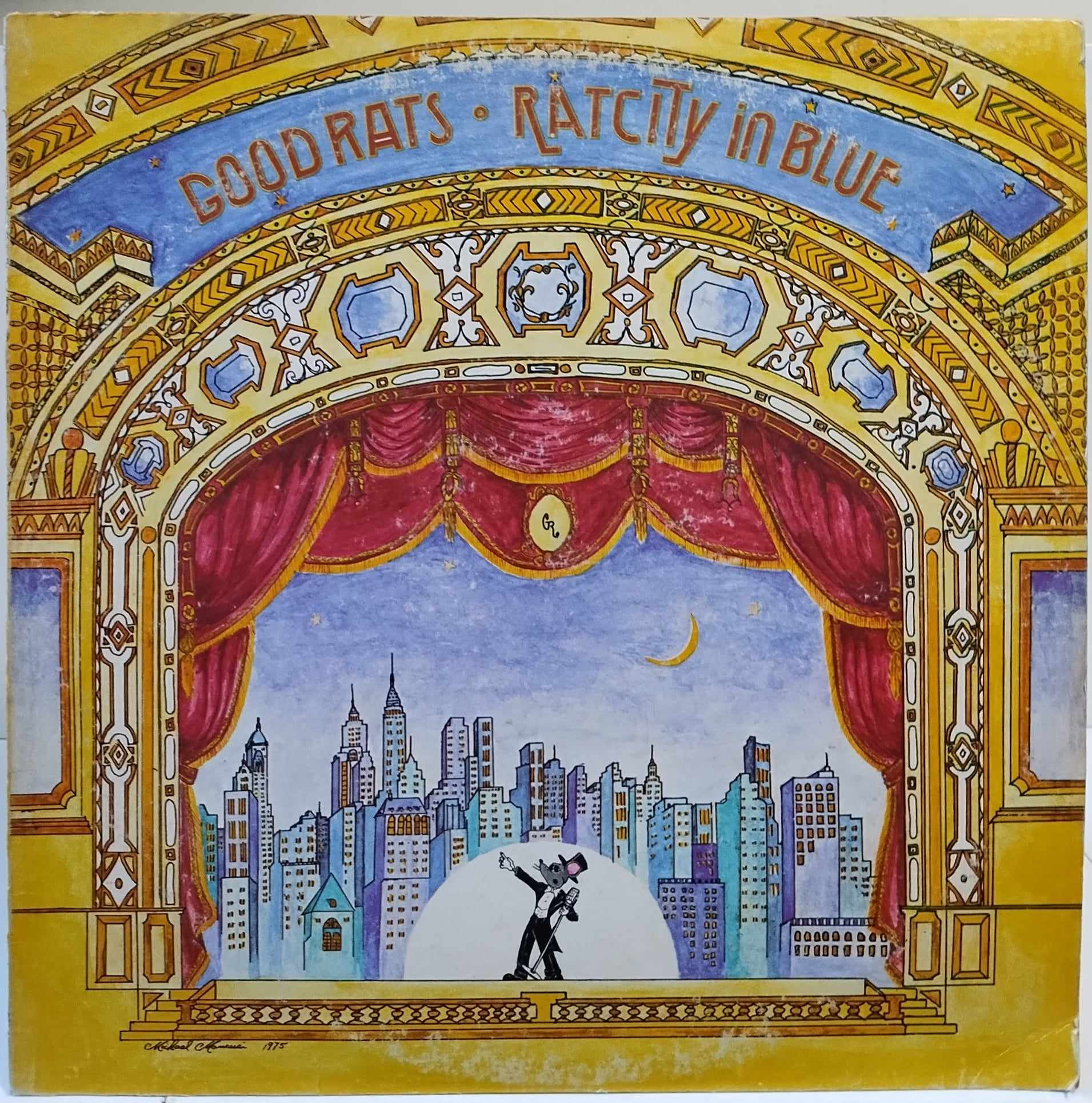 1976 REISSUE THE GOOD RATS RATCITY IN BLUE RECORD RCR-8001 RATCITY ...