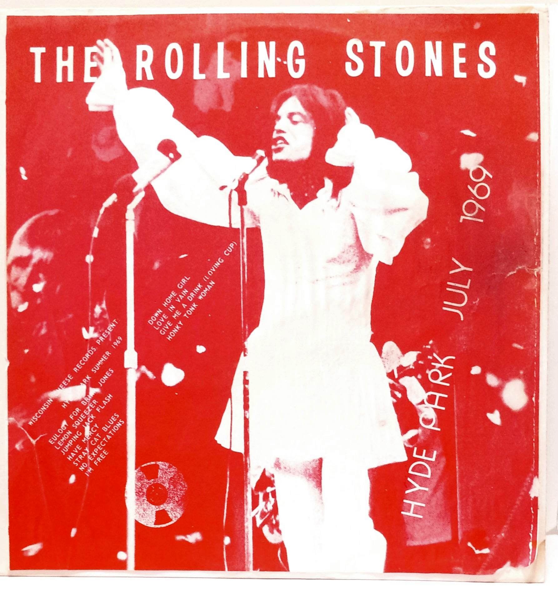 RARE ROLLING STONES LIVE 1969 HYDE PARK UNDERGROUND BOOTLEG VINYL ...