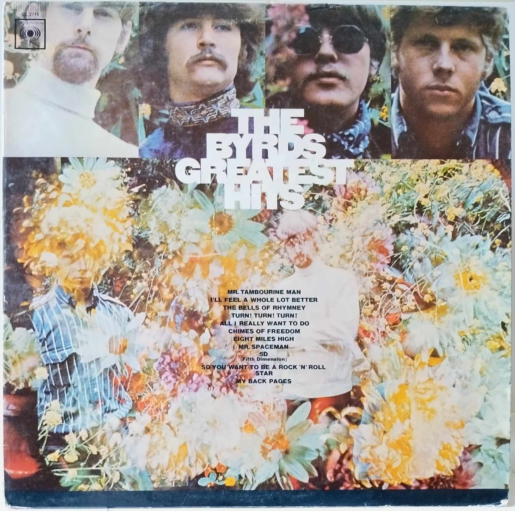 FIRST PRESSING 1967, MONO RELEASE THE BYRDS GREATEST HITS VINYL RECORD ...
